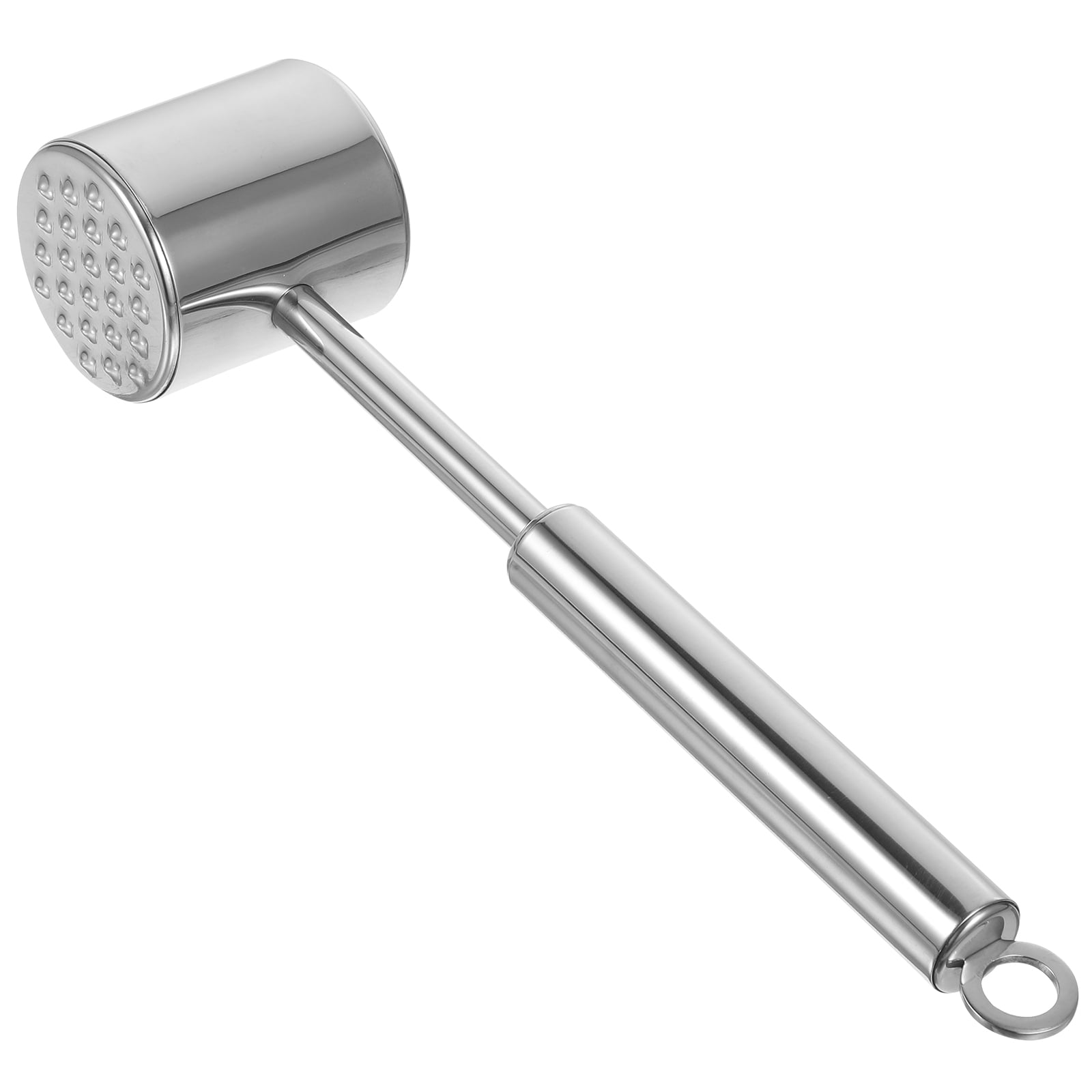 Masteelf 10 Inch Stainless Steel Meat Tenderiser Hammer Professional ...