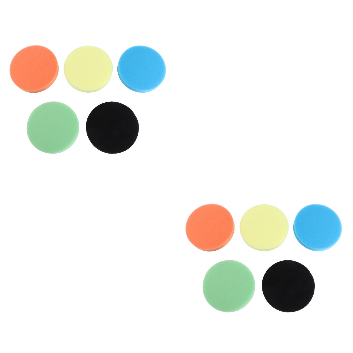 Masteelf 10 PCS Assorted Colors 6 Inch 150mm Sponge Buffing Pads Kit ...