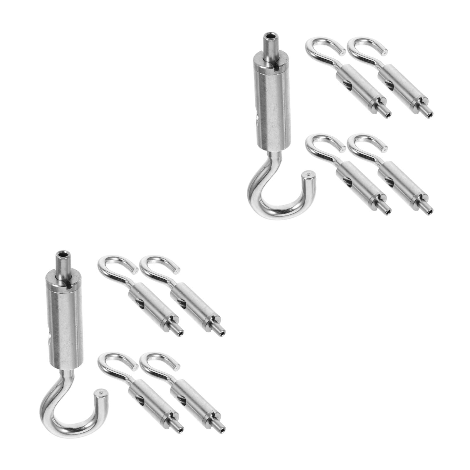 Masteelf 10 PCS Brass Hanging Basket Spinners Hook Heavy Duty Swivel ...