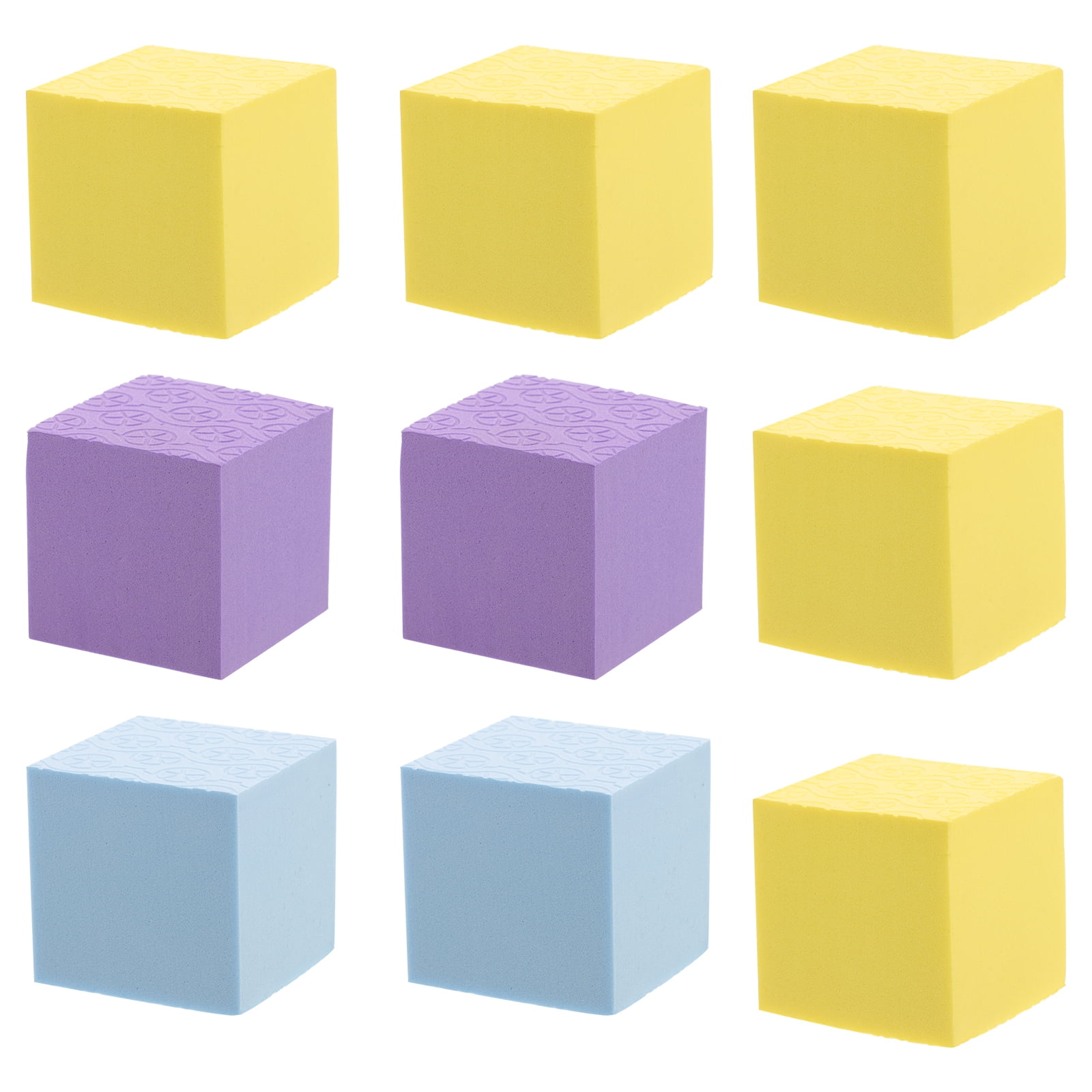 Masteelf 10 PCS Cube Foam Block for Toddler Blocks Craft Cubes DIY ...