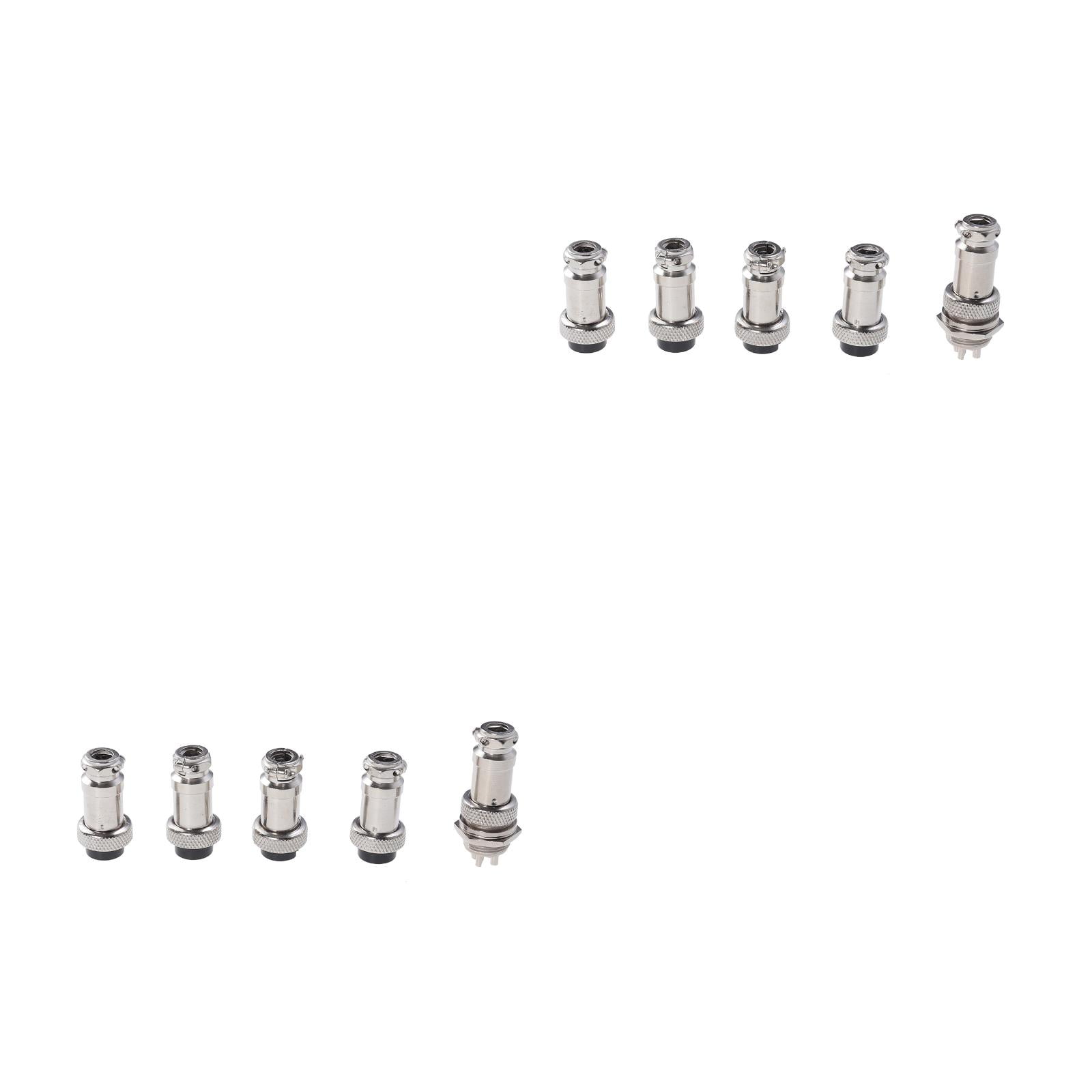 Masteelf 10 PCS GX16 4 Aviation Connector Plugs and Connector Sockets ...