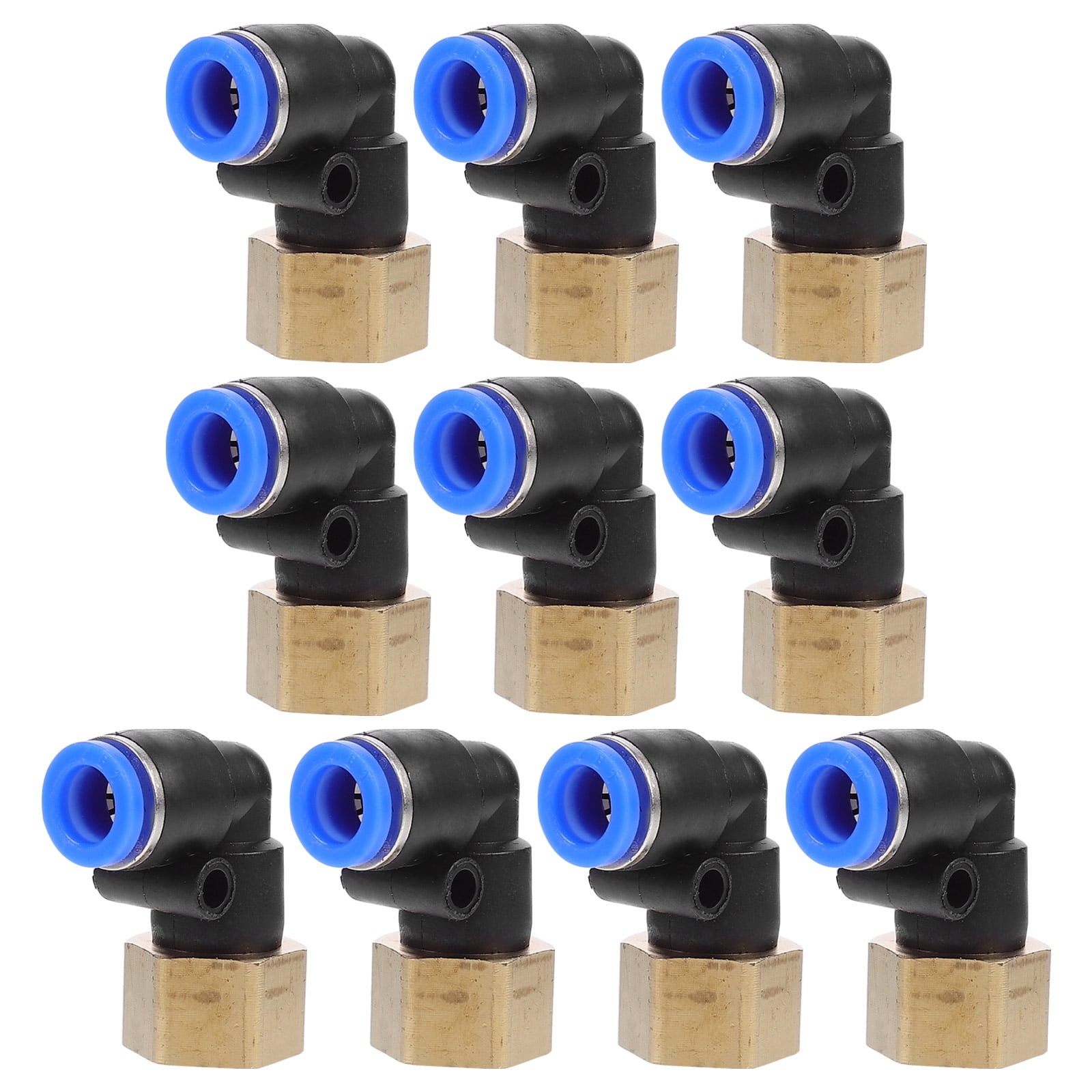 Masteelf 10 Pcs 90 Degree Pneumatic Tube Quick Fittings Ding Practice ...