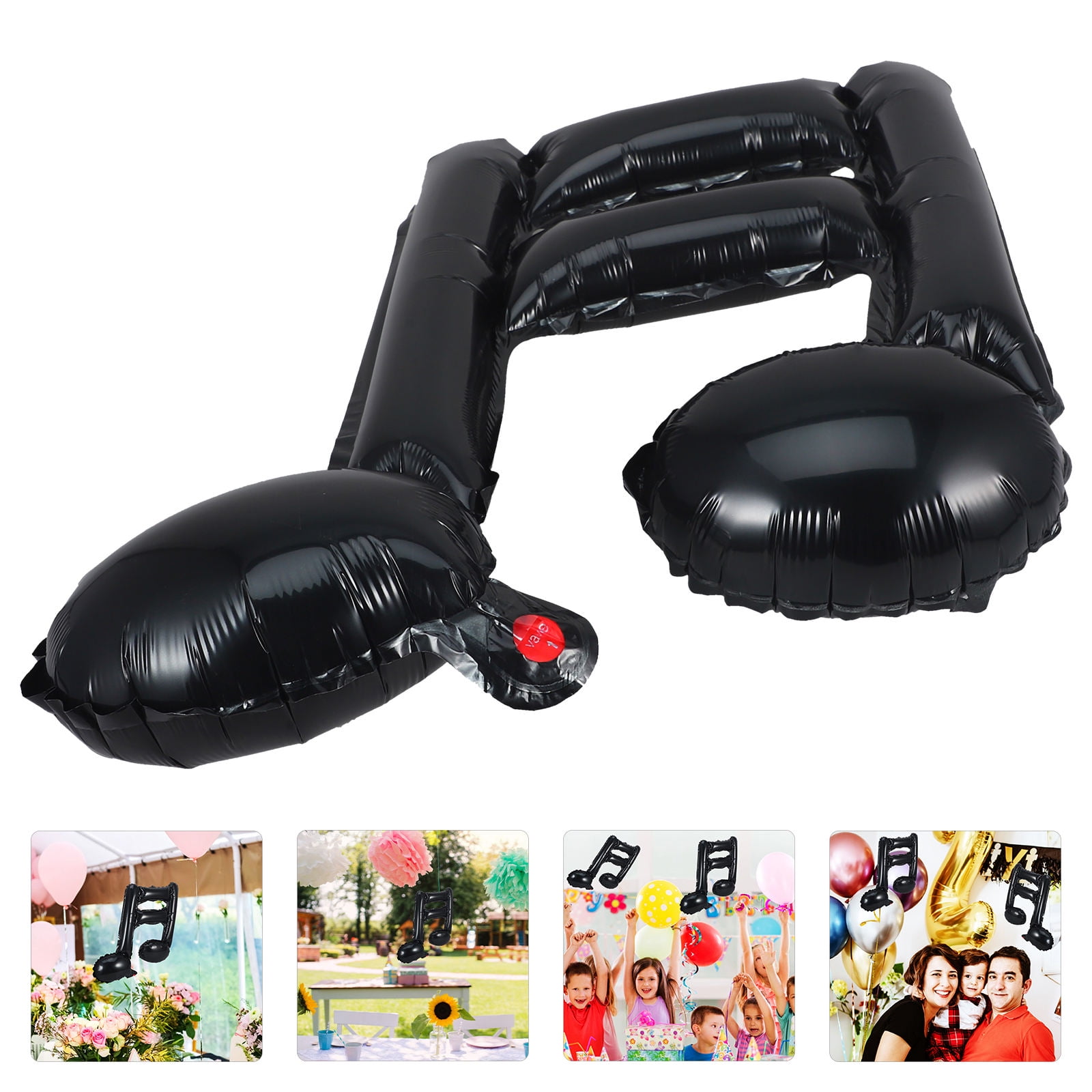 Masteelf 10 Pcs Birthday Musical Note Balloons Party Holiday - Walmart.com