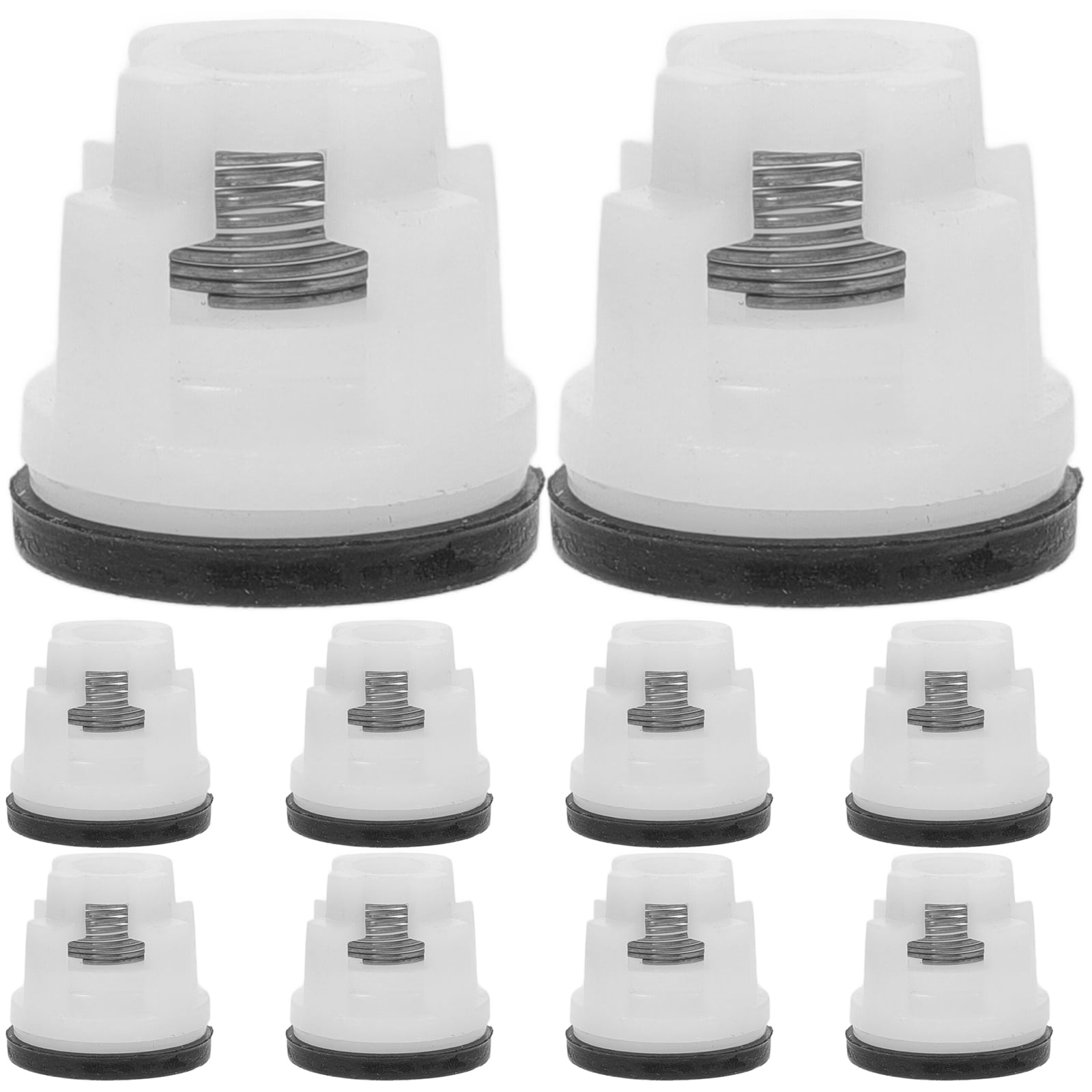 Masteelf 10 Pcs Check Valve Kit Feeders Flow Drip System Parts White ...