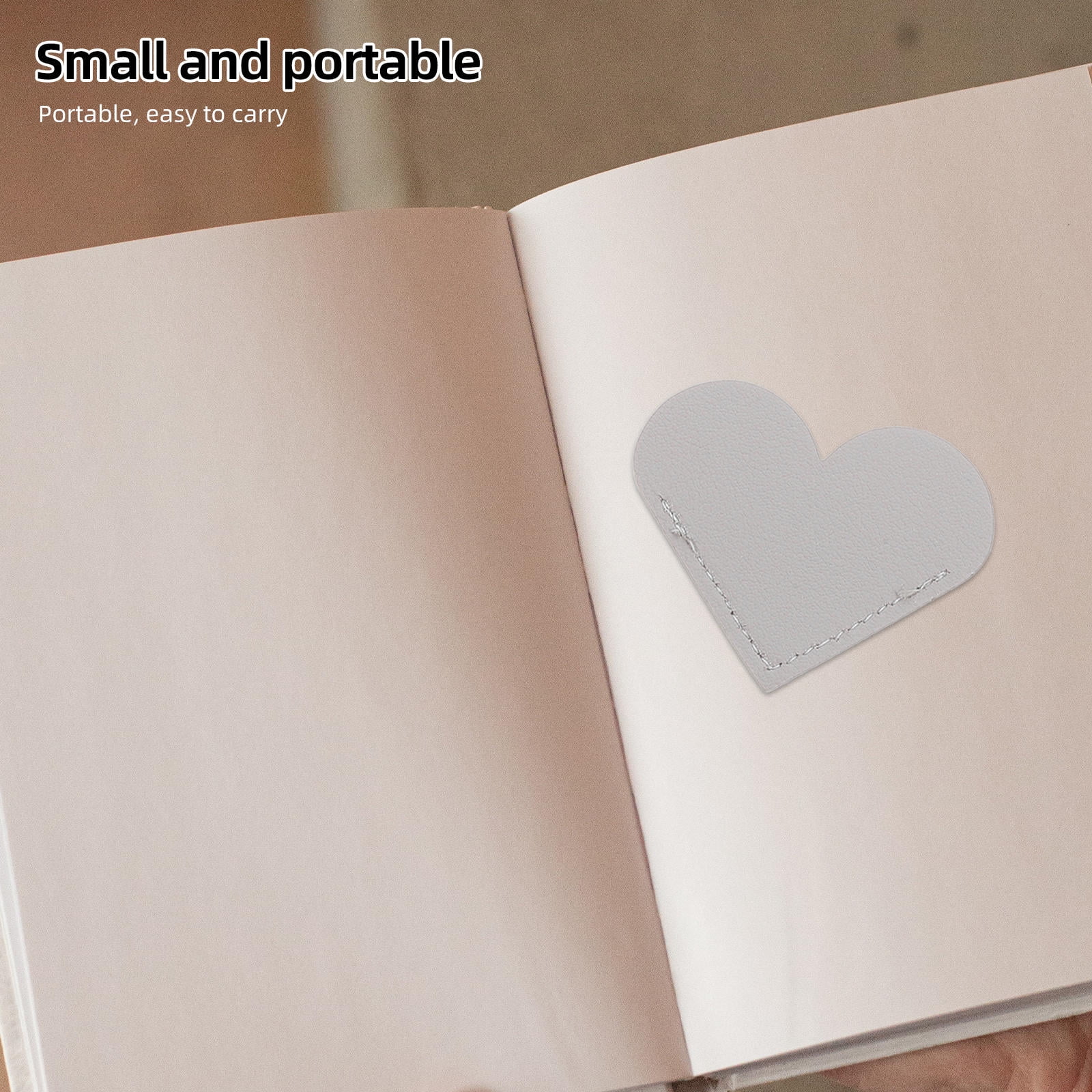 Masteelf 10 Pcs Corner Bookmarks Binder Clips Love Shape - Walmart.com