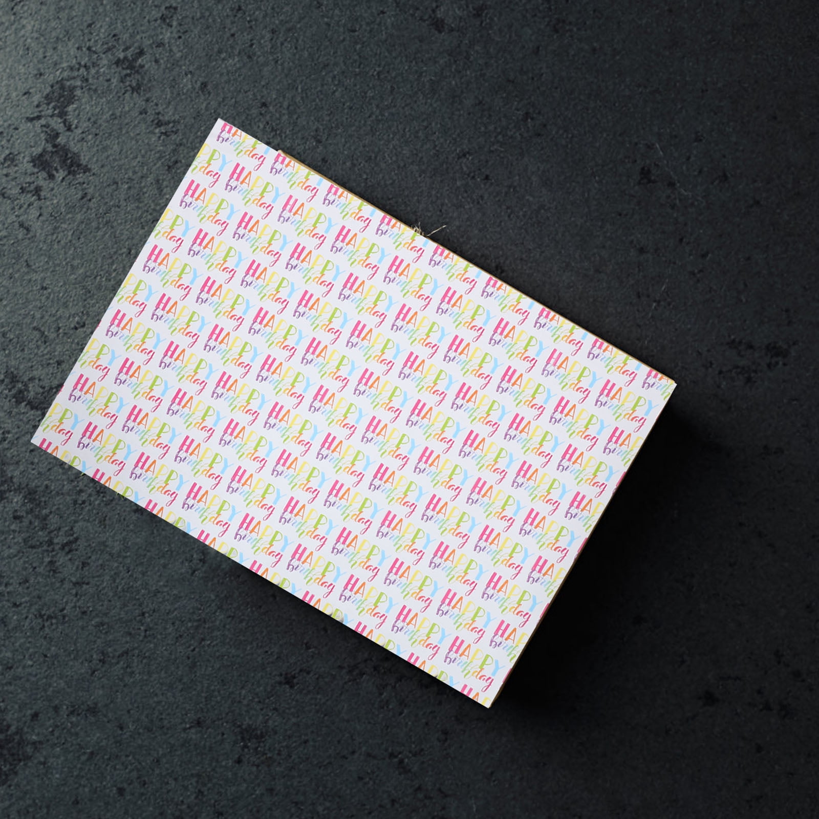 Masteelf 10 Pcs Folded Retro Birthday Wrapping Paper Father - Walmart.com