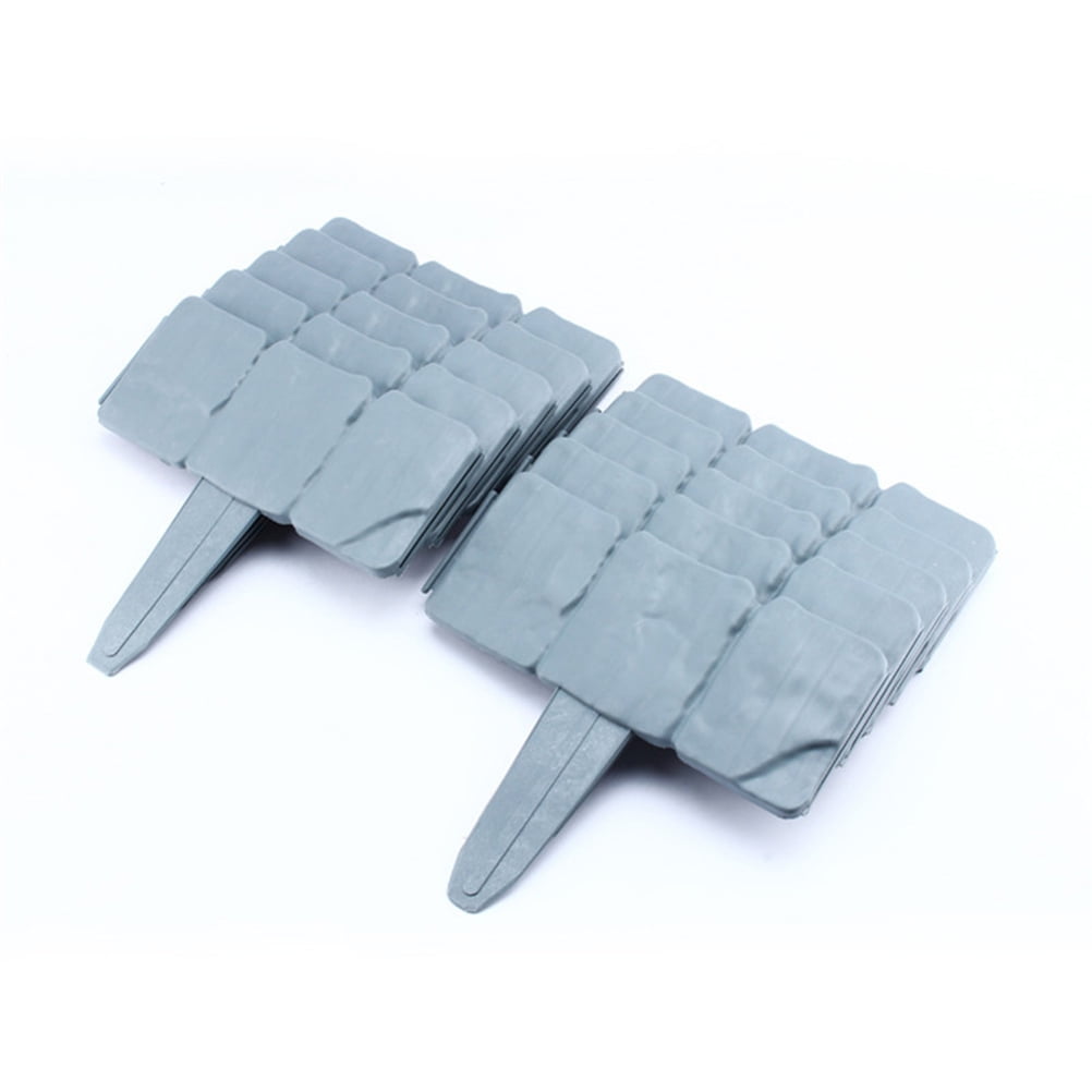 Masteelf 10 Pcs Garden Enclosure Landscape Edging Border Solid Fiber ...