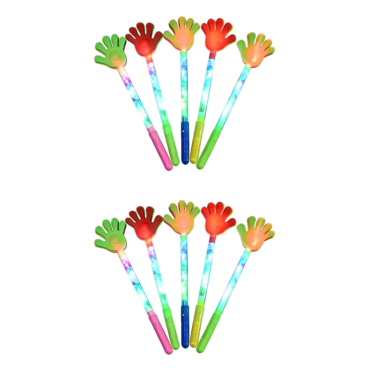 Masteelf 10 Pcs Hand Clapper Noise Maker Clapping Hands Light for ...