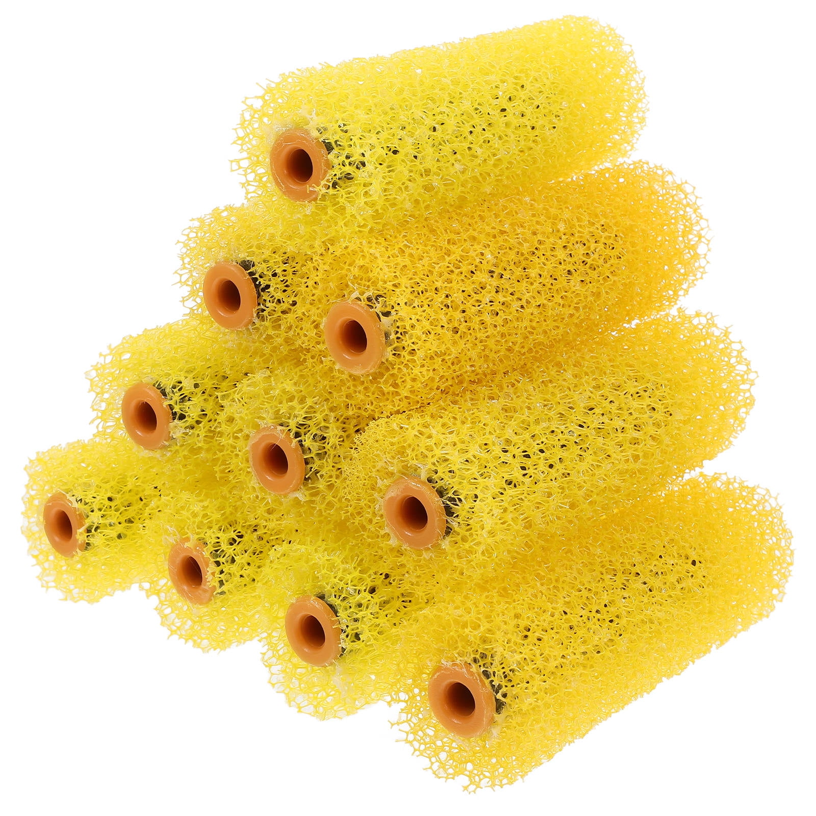 Masteelf 10 Pcs Knockdown Texture Sponge Textured Paint Roller Brush ...