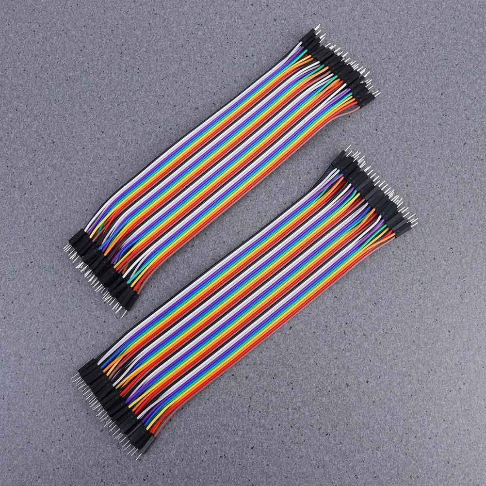 Masteelf 10 Pcs Line Breadboard Jumper Wires Ribbon Cable Colorful ...