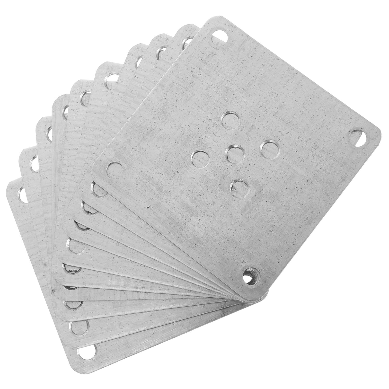 Masteelf 10 Pcs Metal Plates Base Accessories Cabinet Door Rebounder ...