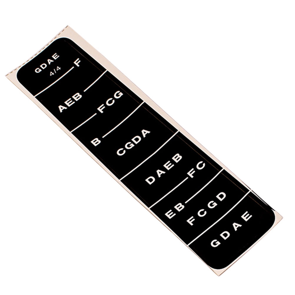 Masteelf 10 Pcs Musical Instruments Violin Fingerboard Note Stickers ...