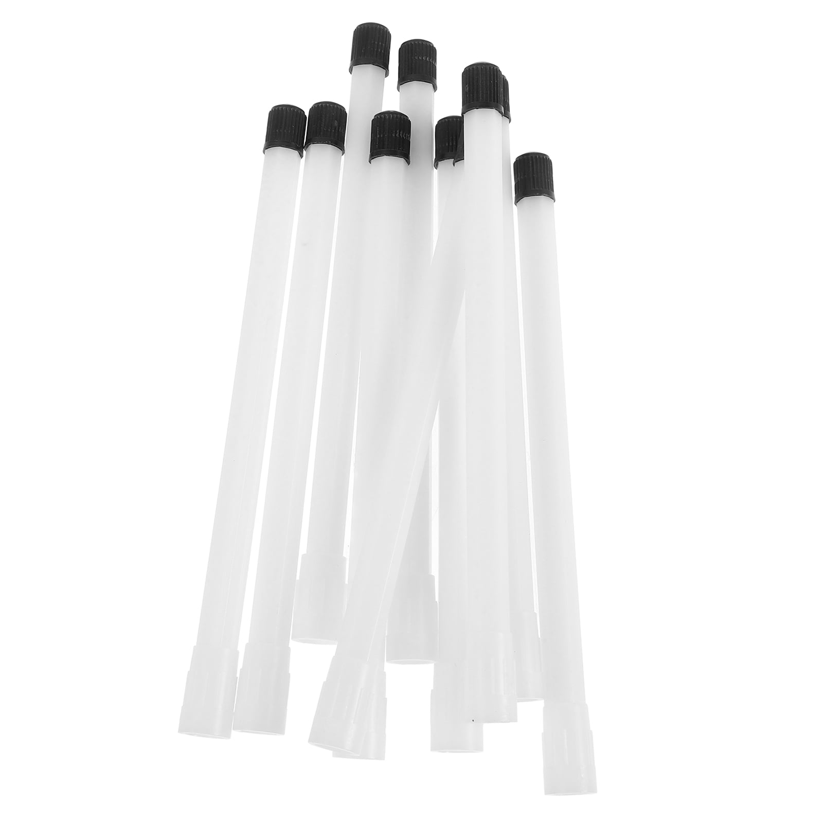 Masteelf 10 Pcs Valve Stem Straight Extension Plastic Extender White ...