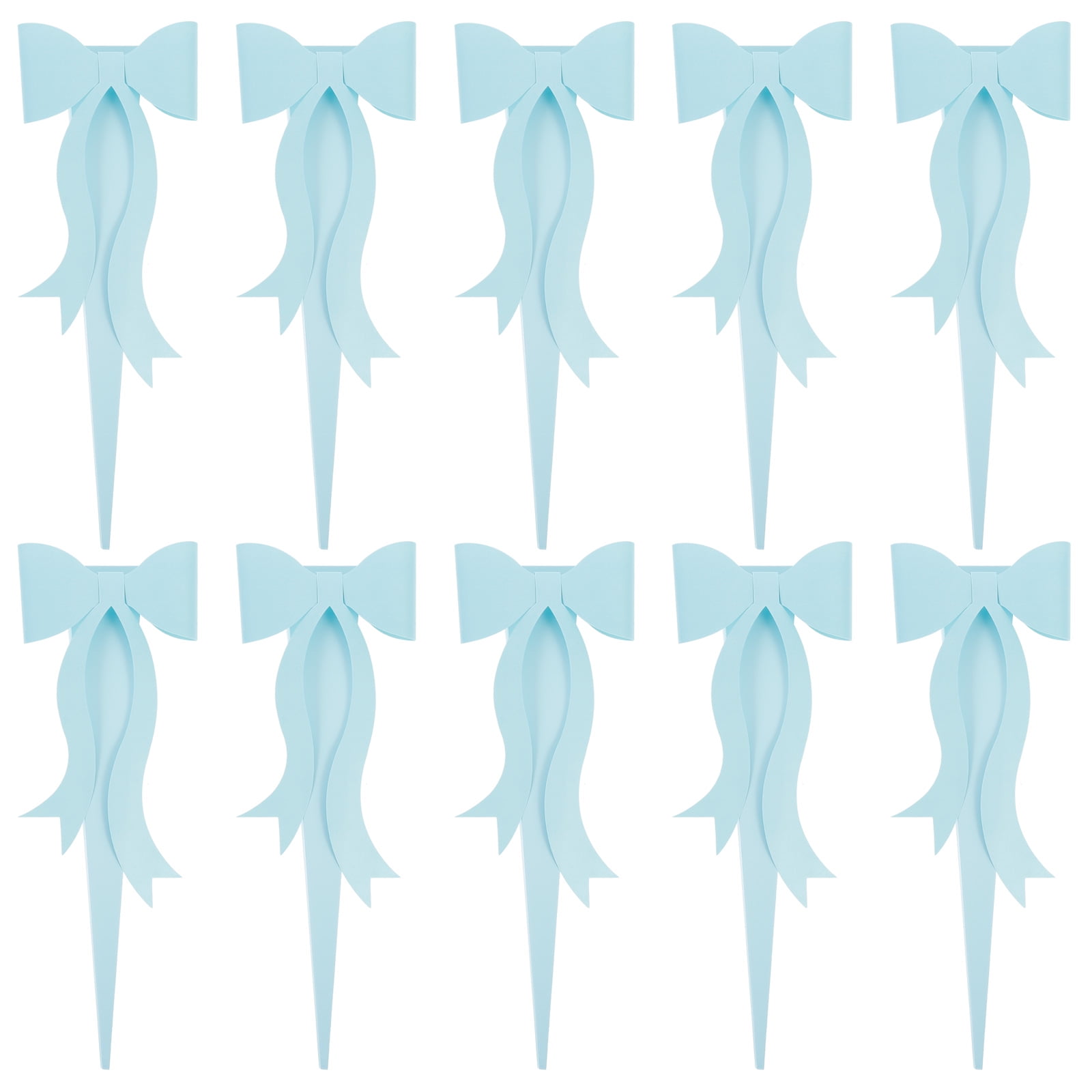 Blue Paper Flower Packing Boxes with Bowknots for Wedding Party ...