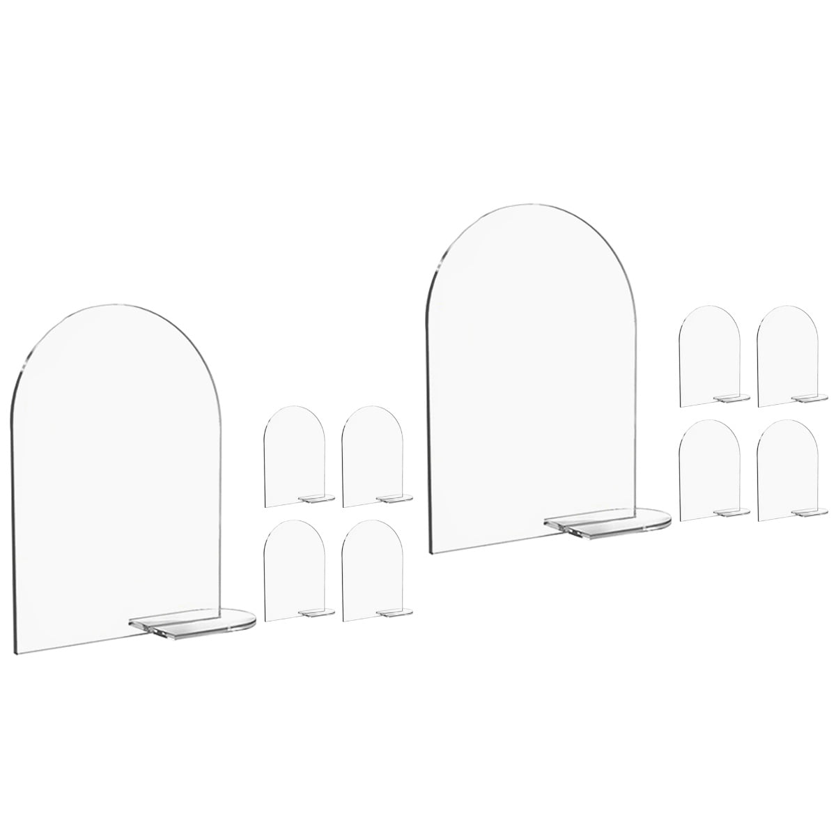 Masteelf 10 Sets Wedding Table Acrylic Signs, Dining Table Number Signs ...
