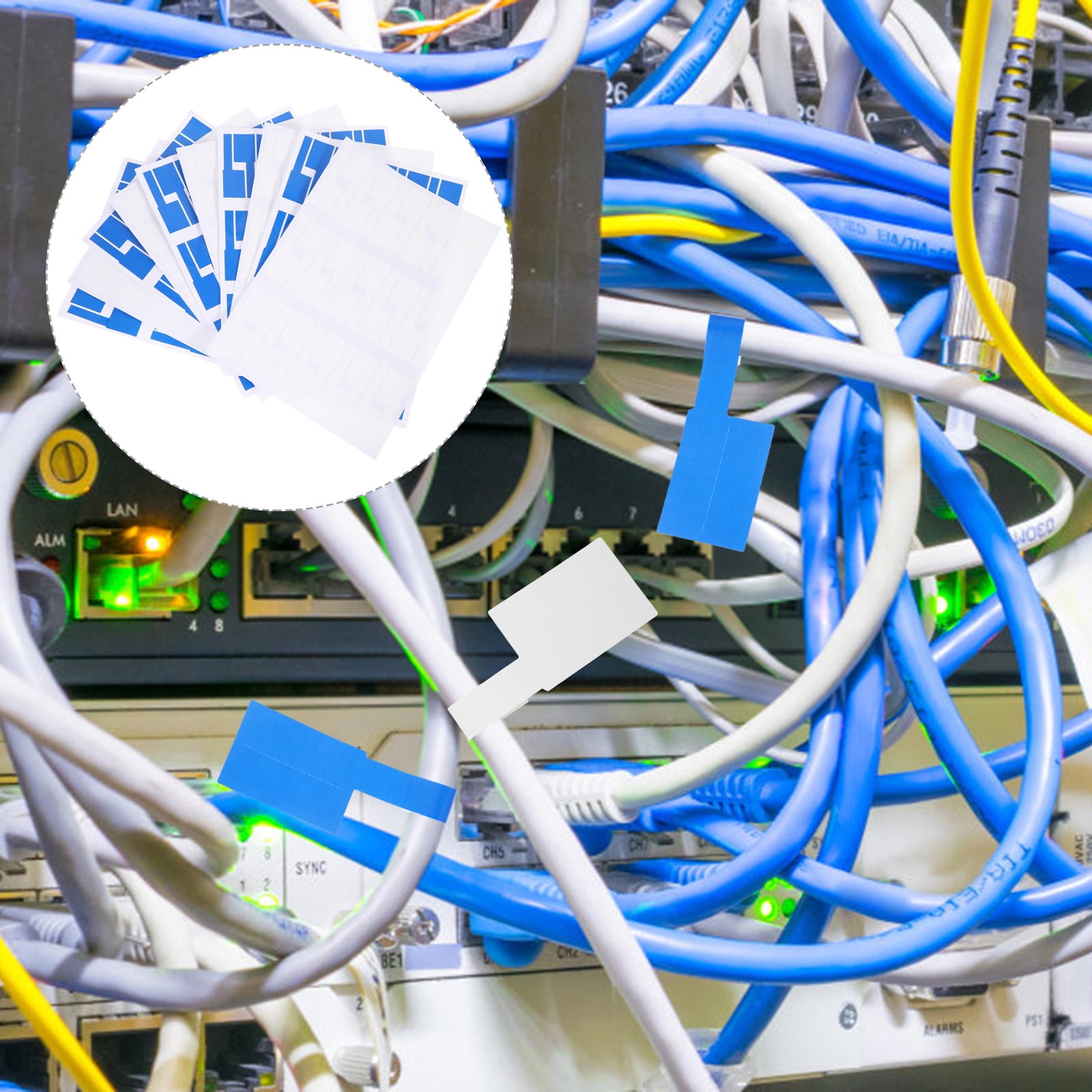 Masteelf 10 Sheets Cord Tags Cable Waterproof Label High Durability ...