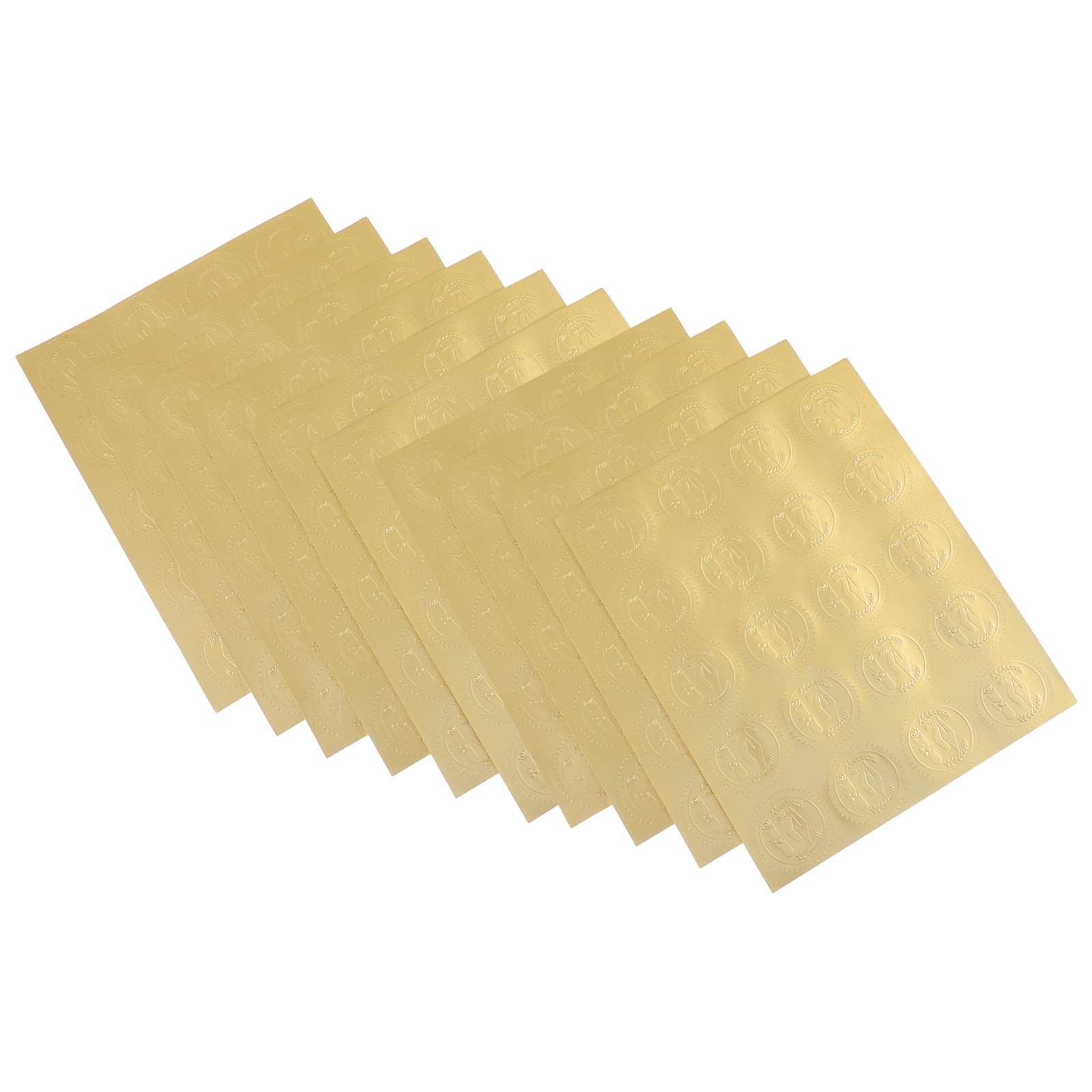 Masteelf 10 Sheets Graduation Decal Embossed Graduation Cap with ...
