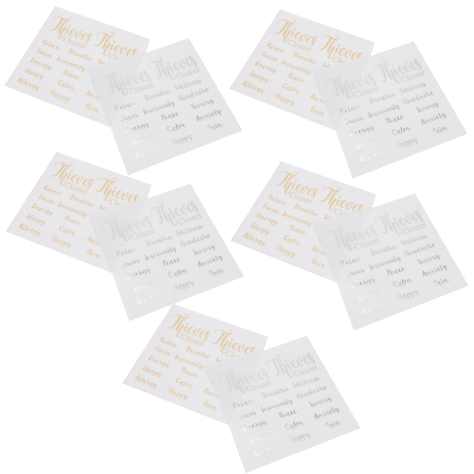 Masteelf 10 Sheets Marking Sticker Classification Stickers Letter ...