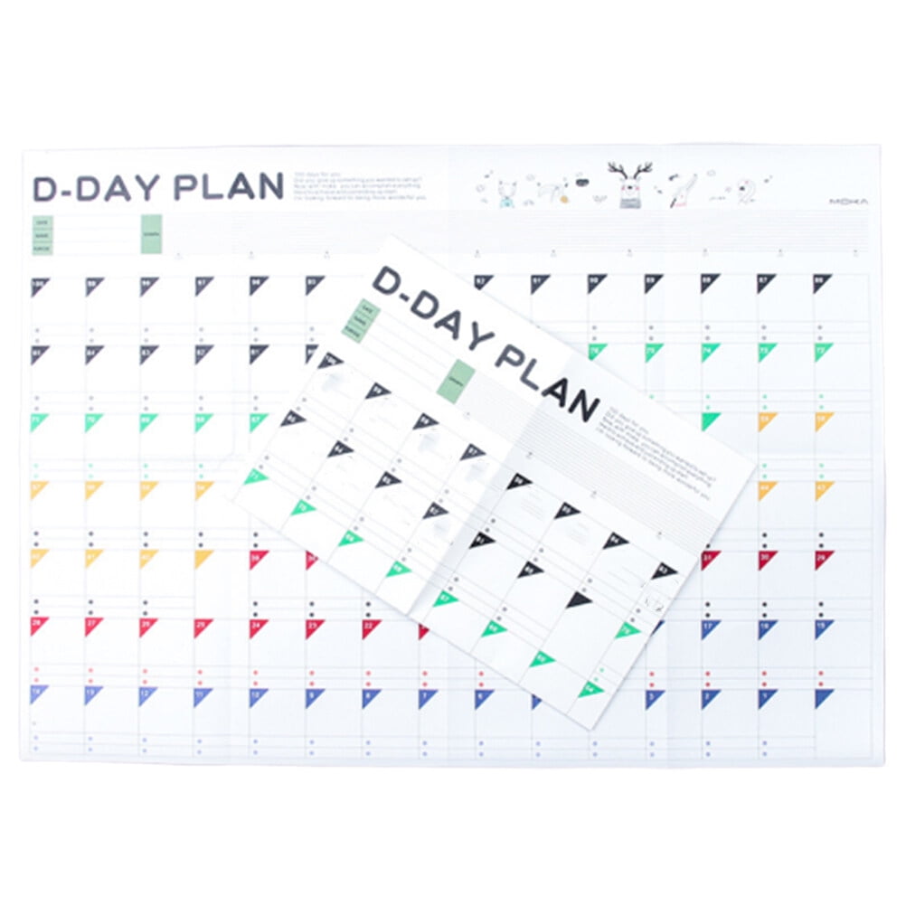 Masteelf 10 Sheets Notes -day Calendars Daily Planning Forms - Walmart.com