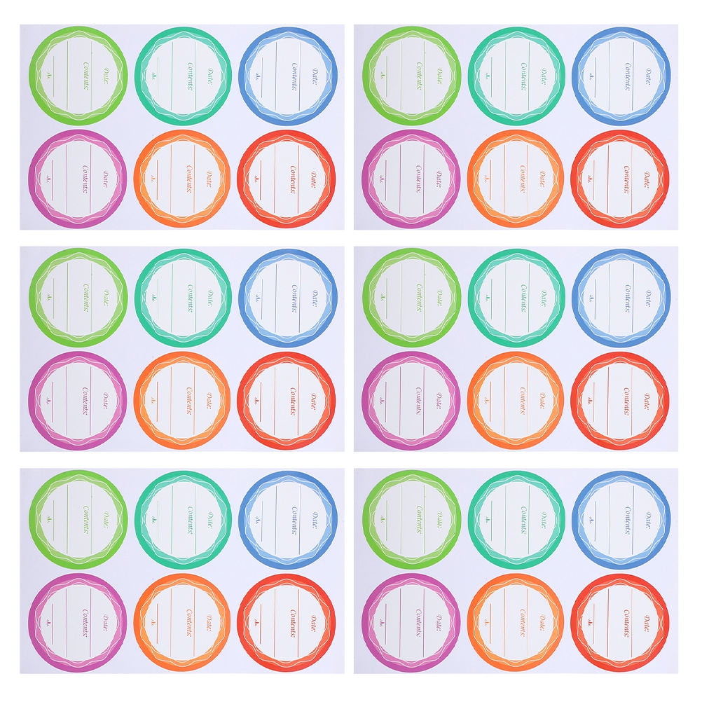 Masteelf 10 Sheets Pantry Stickers Bottles Label Stickers Removable ...