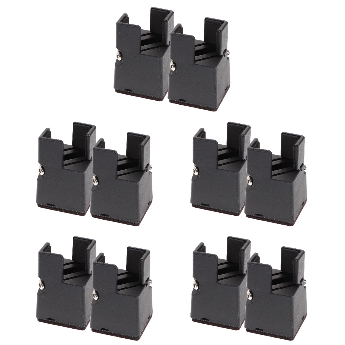 Masteelf 10 pcs Adjustable Bed Risers Furniture Lift Furniture Risers ...
