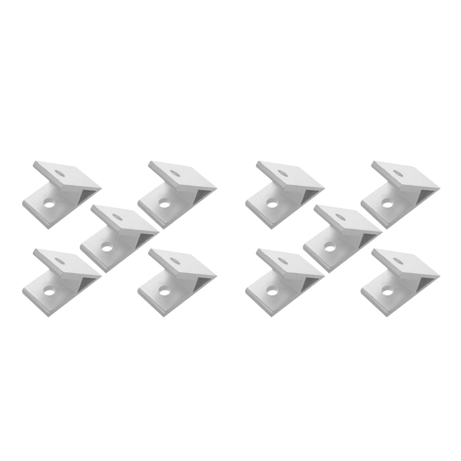 Masteelf 10 pcs Aluminum Profile Brackets Corner Bracket Aluminum ...