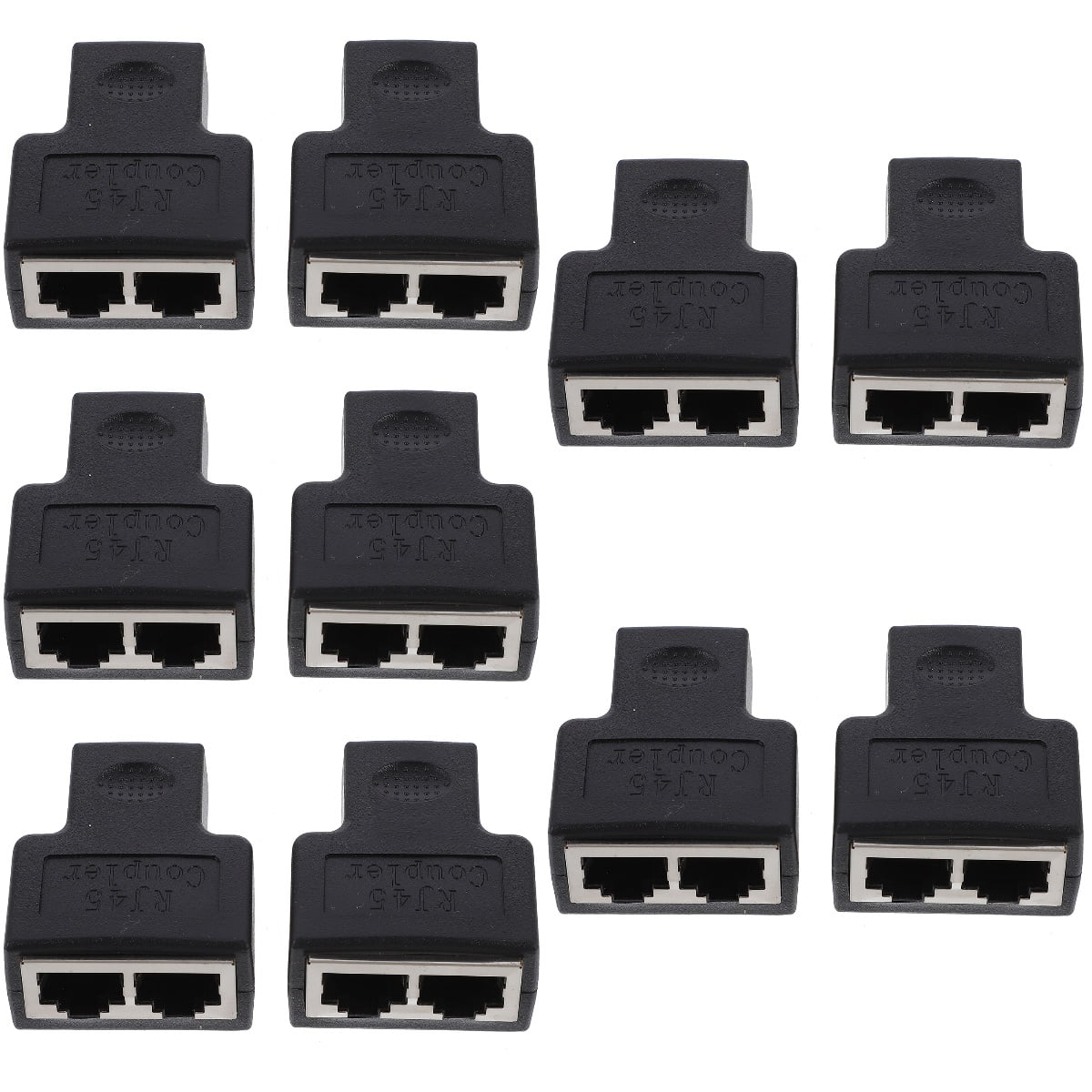 Masteelf 10 pcs Ethernet Splitter Splitter Network Adapter Extender ...