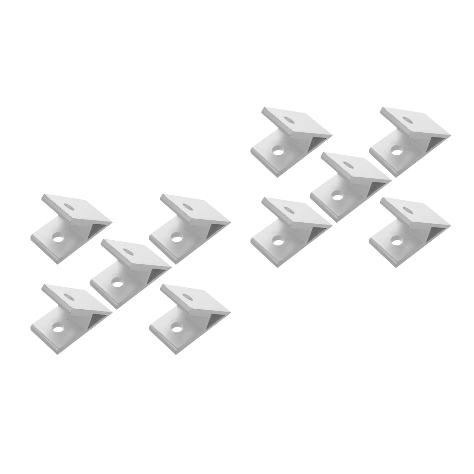 Masteelf 10 pcs Profile Brackets Aluminum Extrusion Connector Aluminum ...