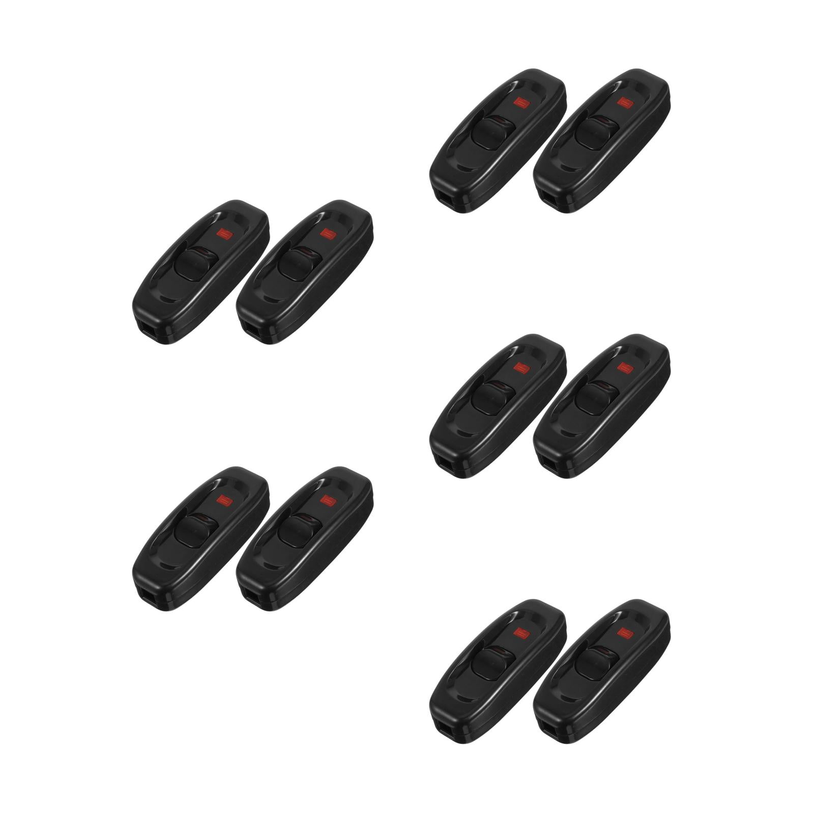 Masteelf 10 pcs Push Button Switch Replacement Inline Cord Switch ...