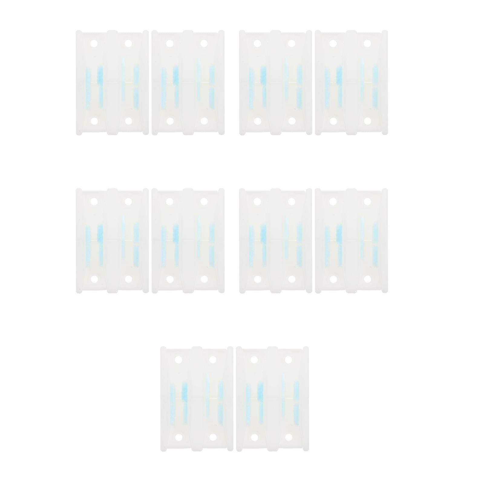 Masteelf 10 pcs Sliding Shower Door Bottom Guide Sliding Door Track And ...