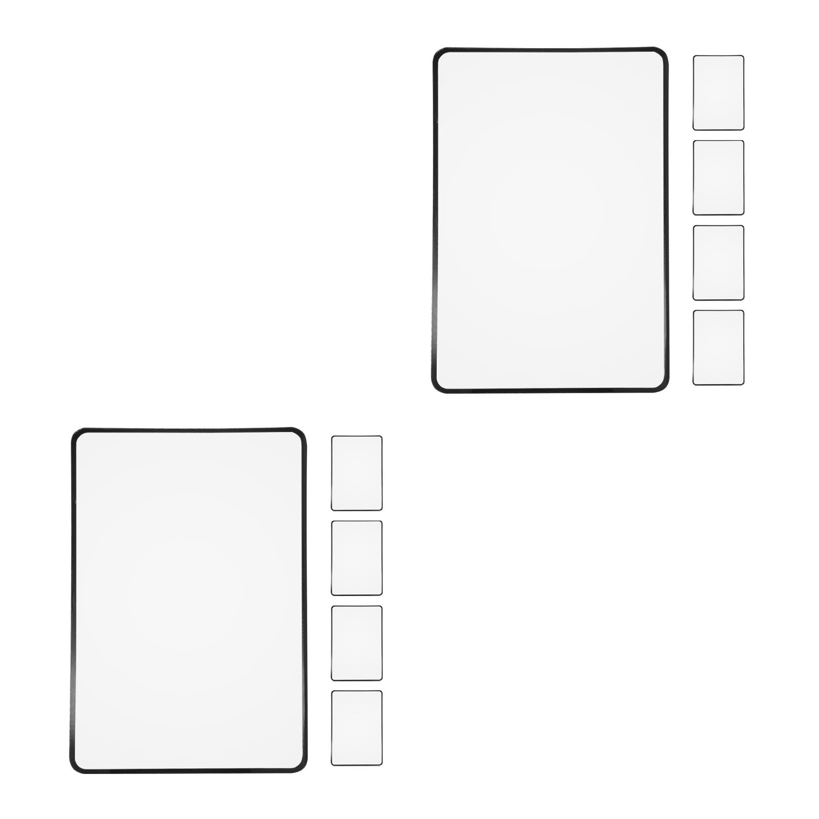 Masteelf 10 pcs Transparent Magnifying Bookmark Pvc Full Page Magnifier ...