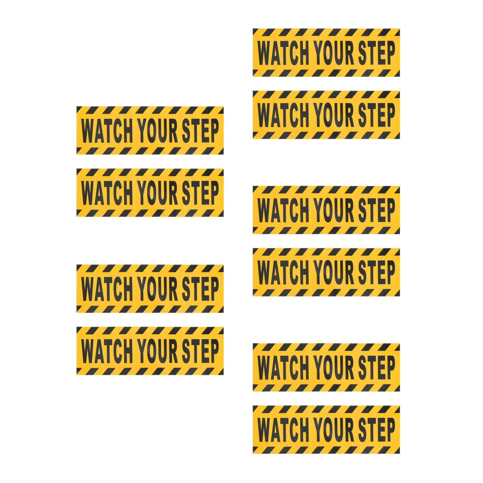 Masteelf 10 pcs Watch Your Tape Anti Slip Floor Stickers for Stairs ...
