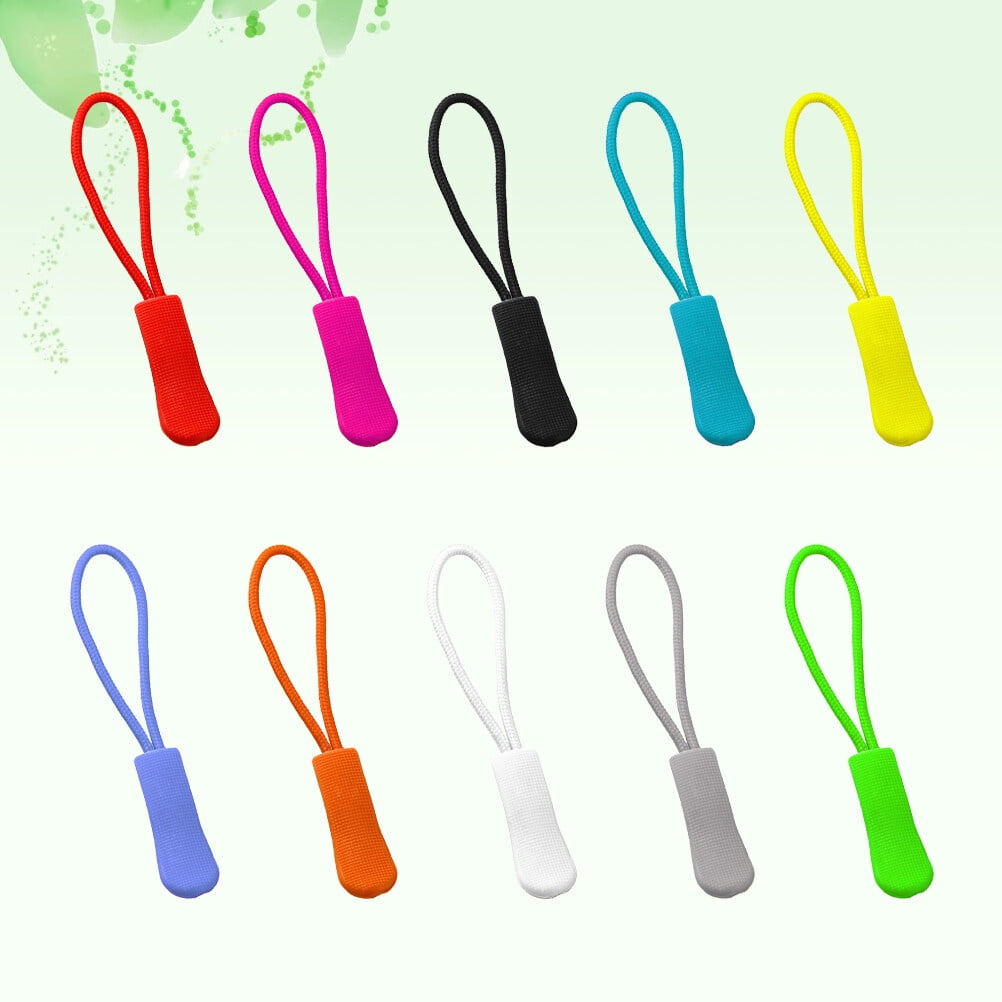 Masteelf 100 PCS Color Zipper Puller TPU Pull Head Zipper Pull Head ...