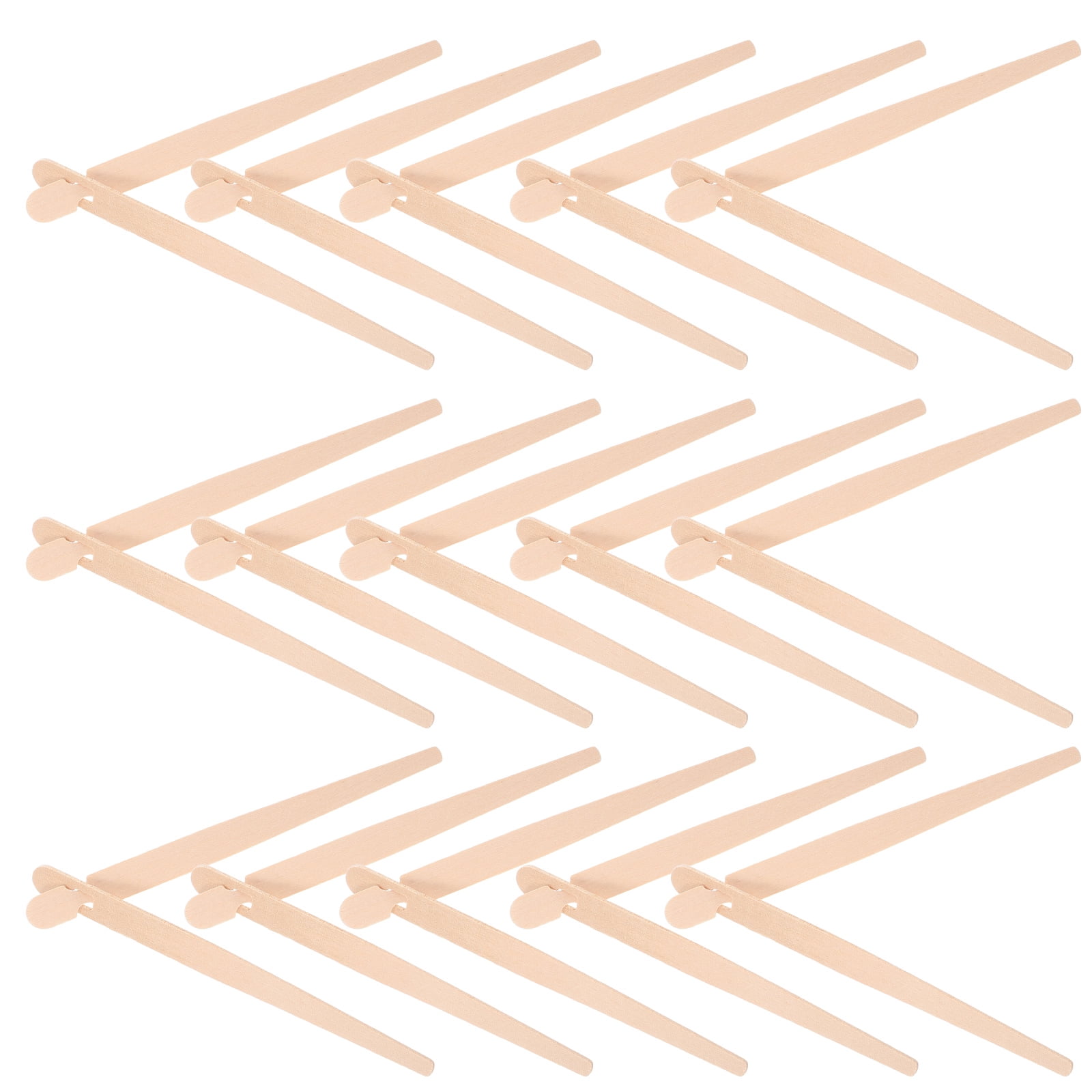 Masteelf 100 Pairs Wooden Chopstick Learning Clips Bread Tongs Beginner ...