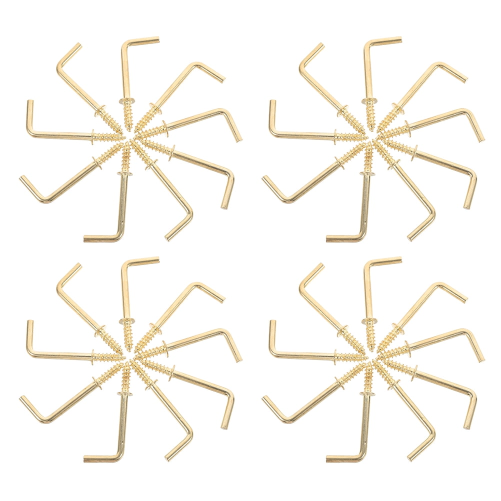 Masteelf 100 Pcs Ceiling Right Angle Hook Self-tapping Right-angle ...