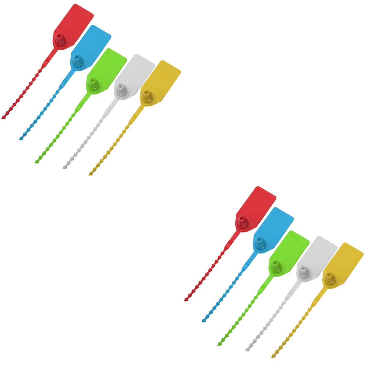 Masteelf 100 Pcs Disposable Self-locking Plastic Fixing Ring PP Wire ...