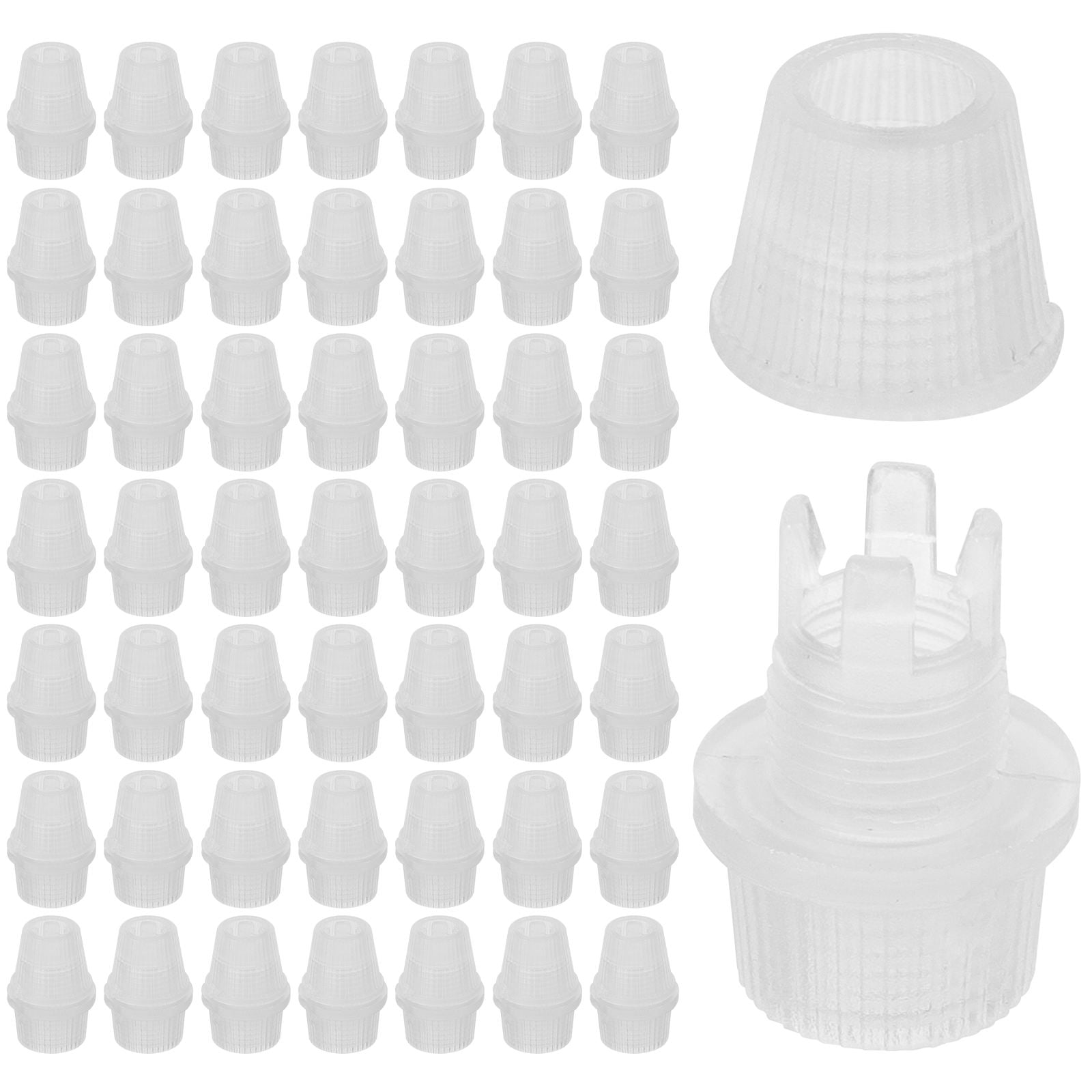 Masteelf 100 Pcs Locking Cap Thread Cable Grips Locker Wire Hider for ...