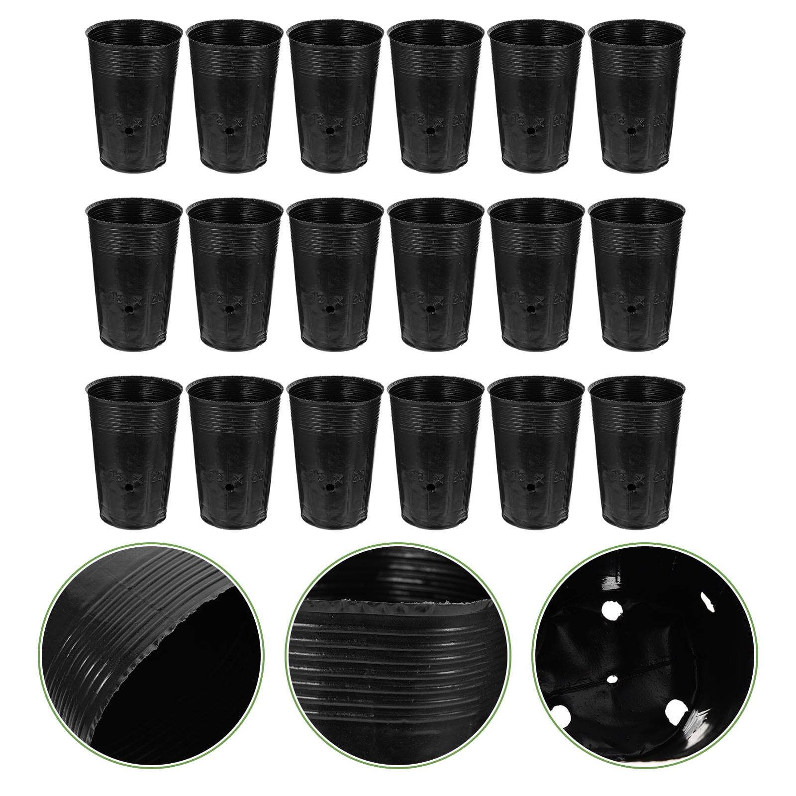 Masteelf 100 Pcs Seedling Bag Root Circling Prevention Bags Plant Grow ...