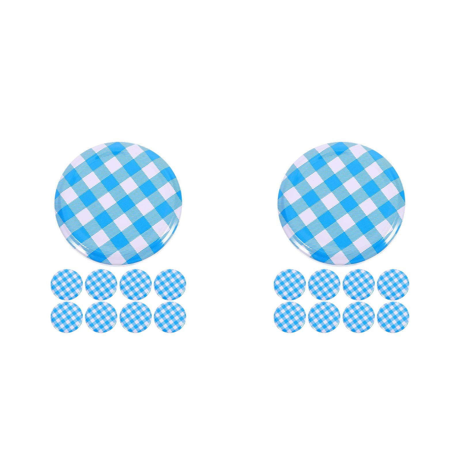 Masteelf 100 Pcs Wide Mouth Mason Jar Lids Decorative Canning Lids ...