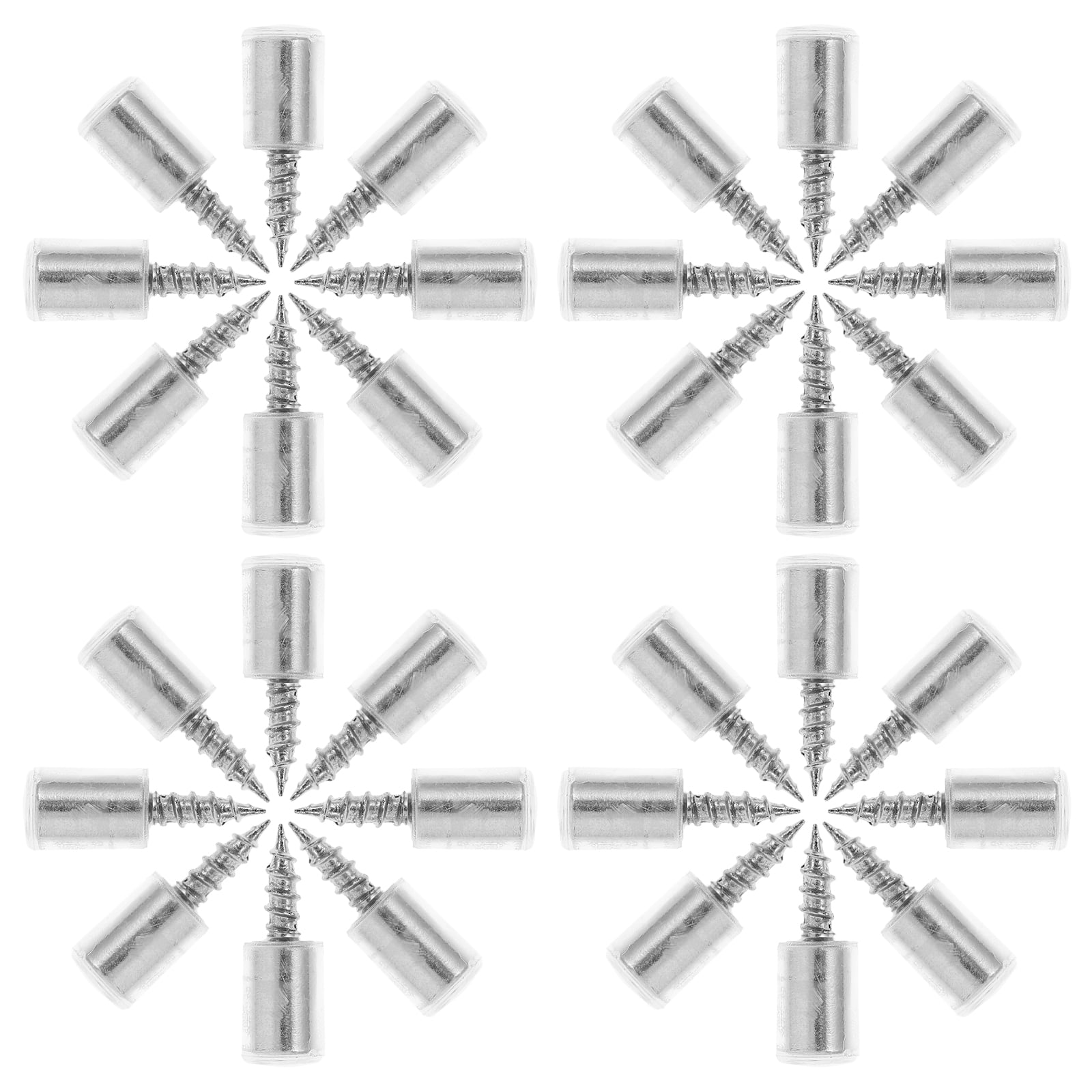 Masteelf 100 Pcs Winding Pole Sign Self-tapping Screw Shelf Bracket ...