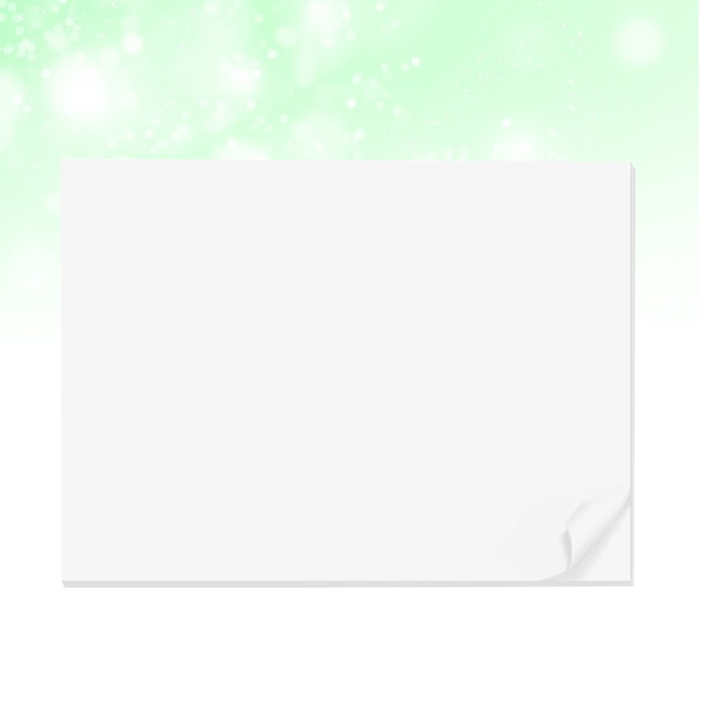 Masteelf 100 Sheets A4 Drawing Paper Blank Papar Color Plain Pad White ...