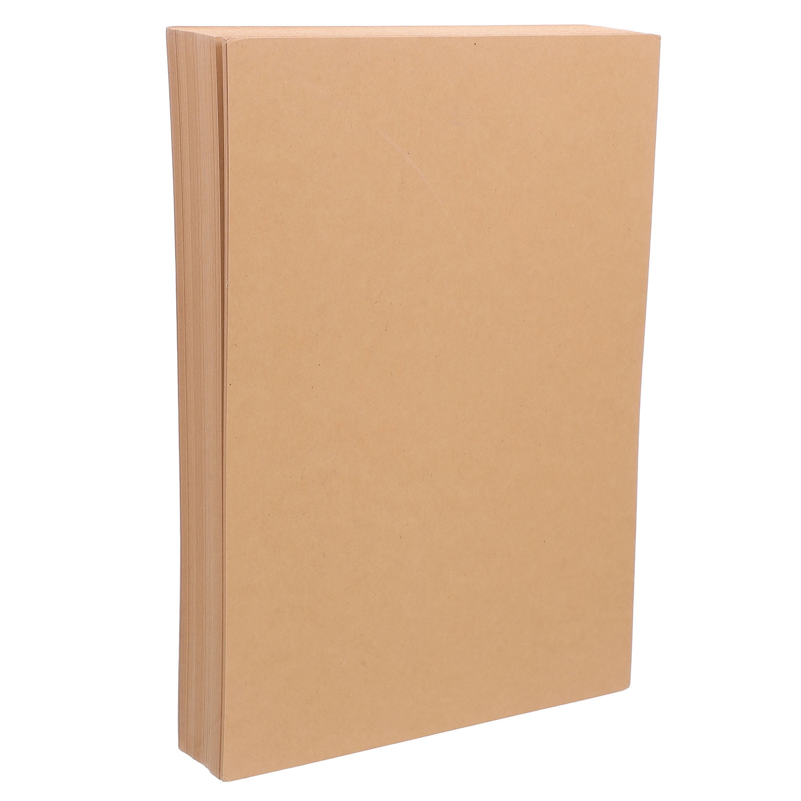 Masteelf 100 Sheets Brown Craft Cardstock Blank Index Cards 240g Kraft ...
