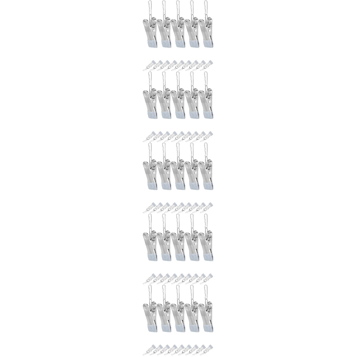 Masteelf 100 pcs Clothesline Laundry Clips Clothespins Non Slip Laundry ...