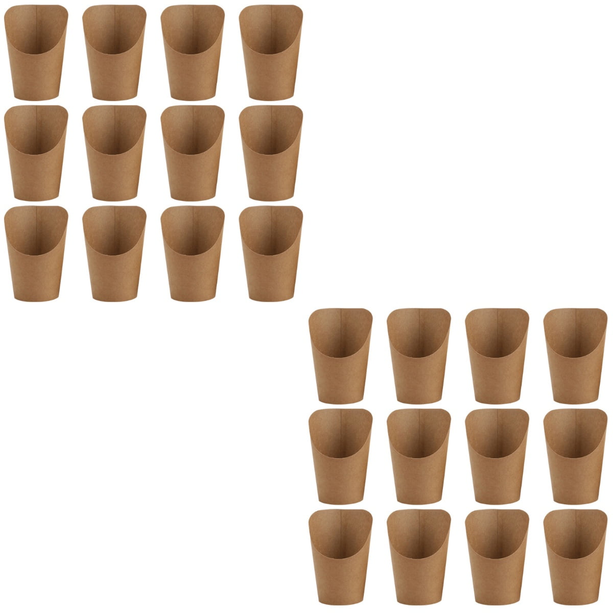 Masteelf 100 pcs Simple French Fries Paper Cones Paper Cones Take-out ...