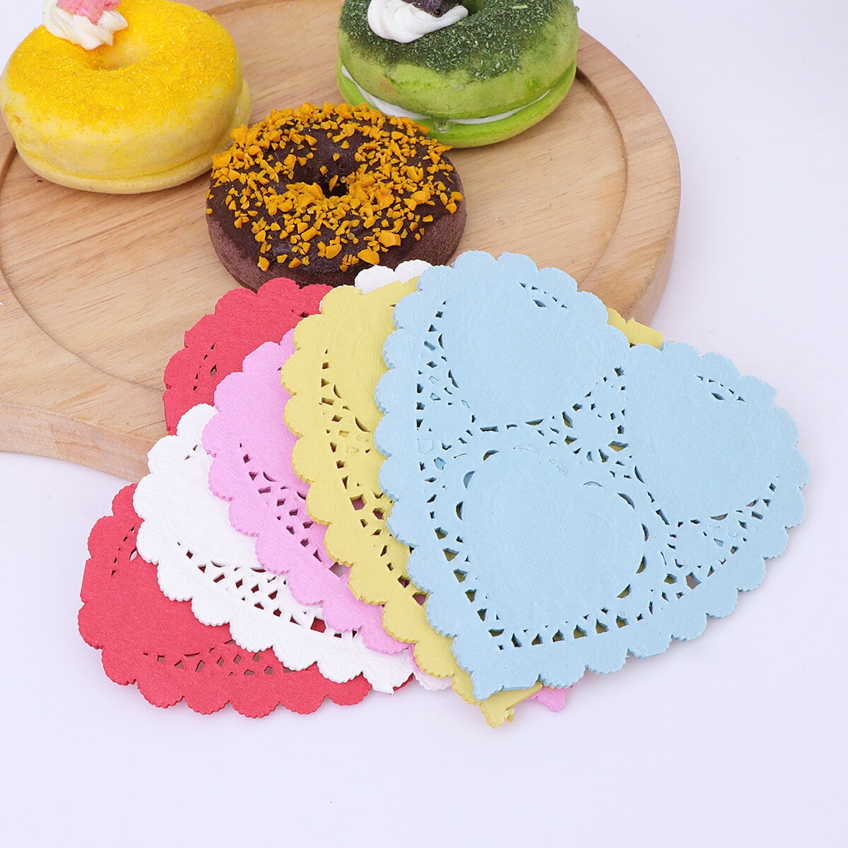 HEATSHAKING Paper Cake Tray Assorted Color 100Set 4.1In - Walmart.com