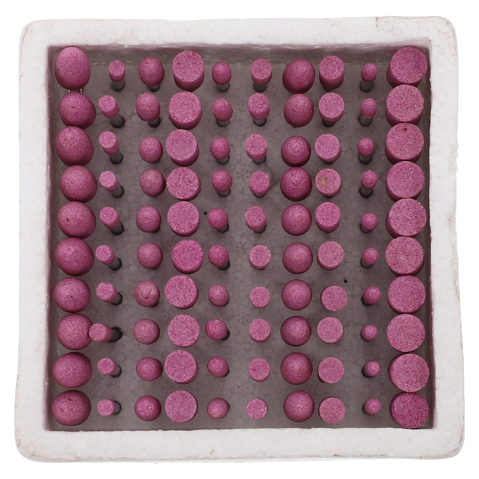 Masteelf 100pcs Assorted Shape Polishing Bits Buffing Wheel Abrasive ...