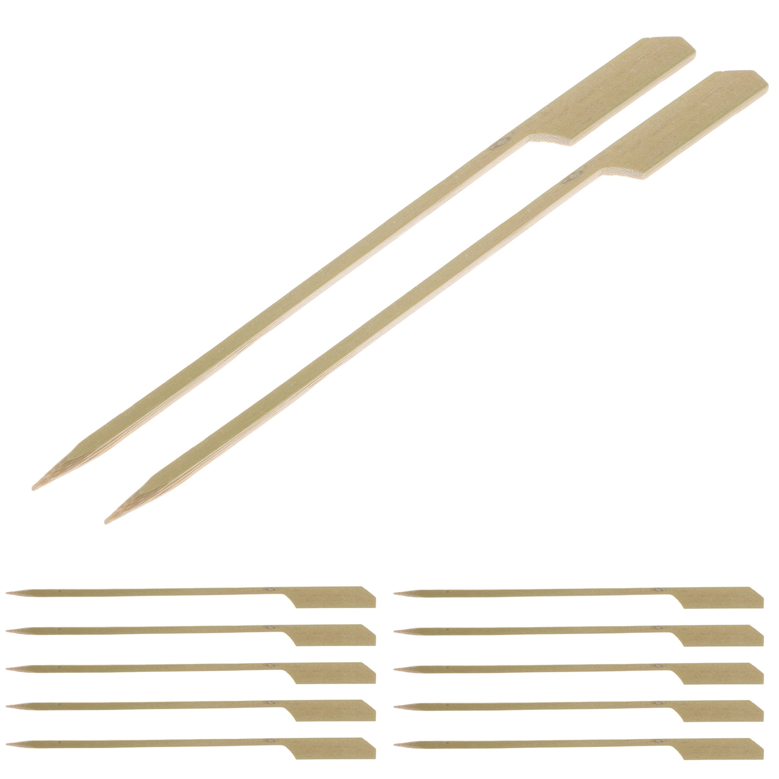 Masteelf 100pcs Barbecue Skewers Multi-use BBQ Skewers for Grilling ...