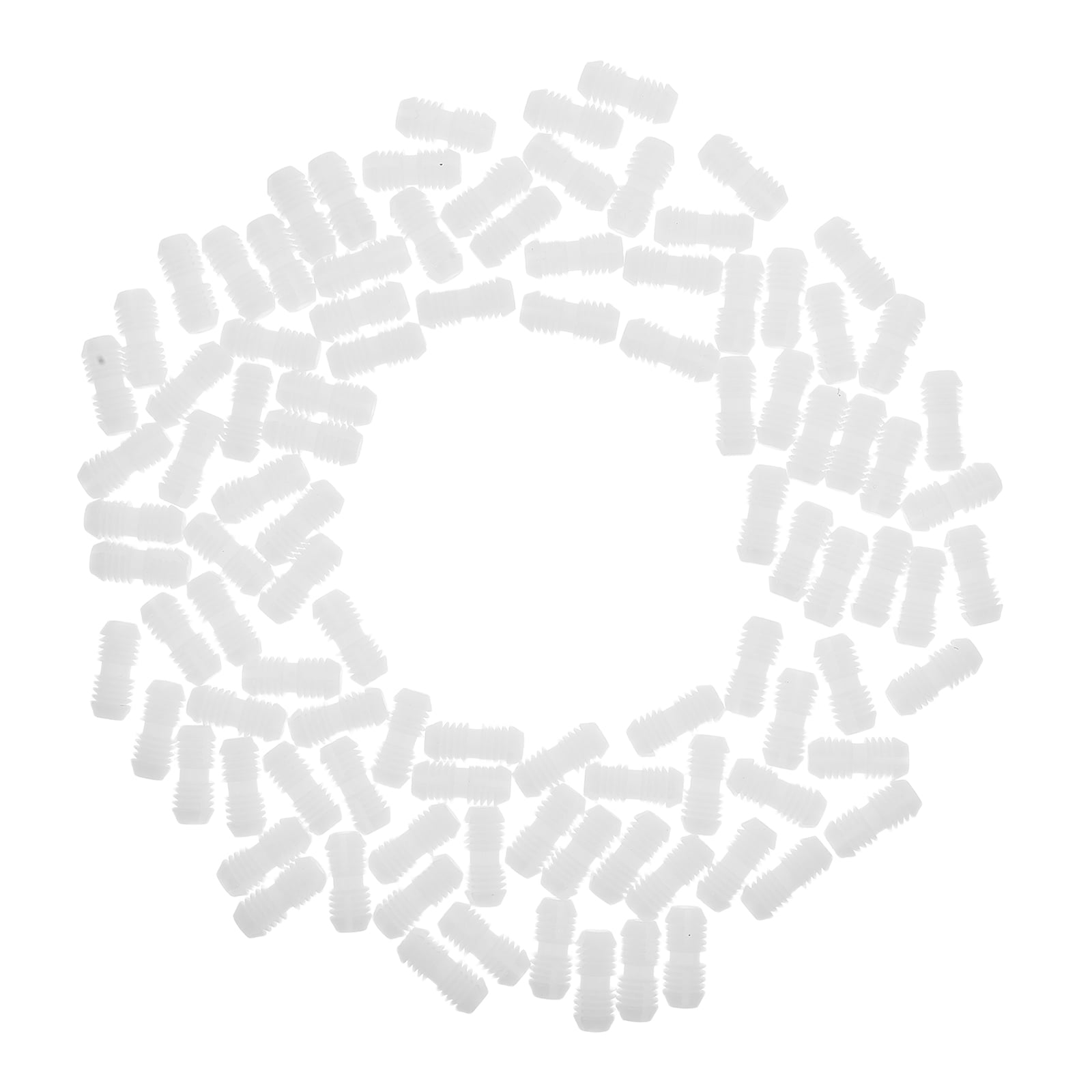 Masteelf 100pcs Cam Lock Fittings Nuts Plastic Fastener Hardware ...