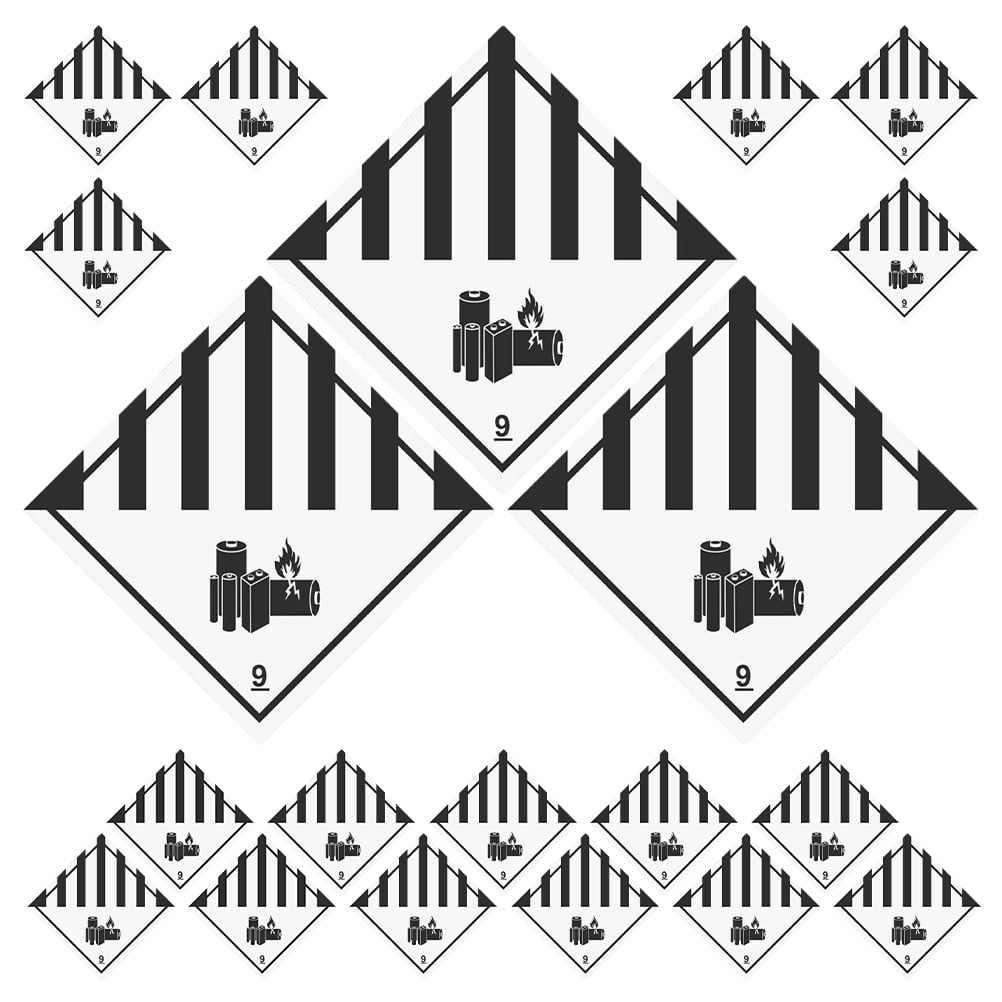 Masteelf 100pcs Class Hazmat Labels Self Adhesive And Writable Warning ...