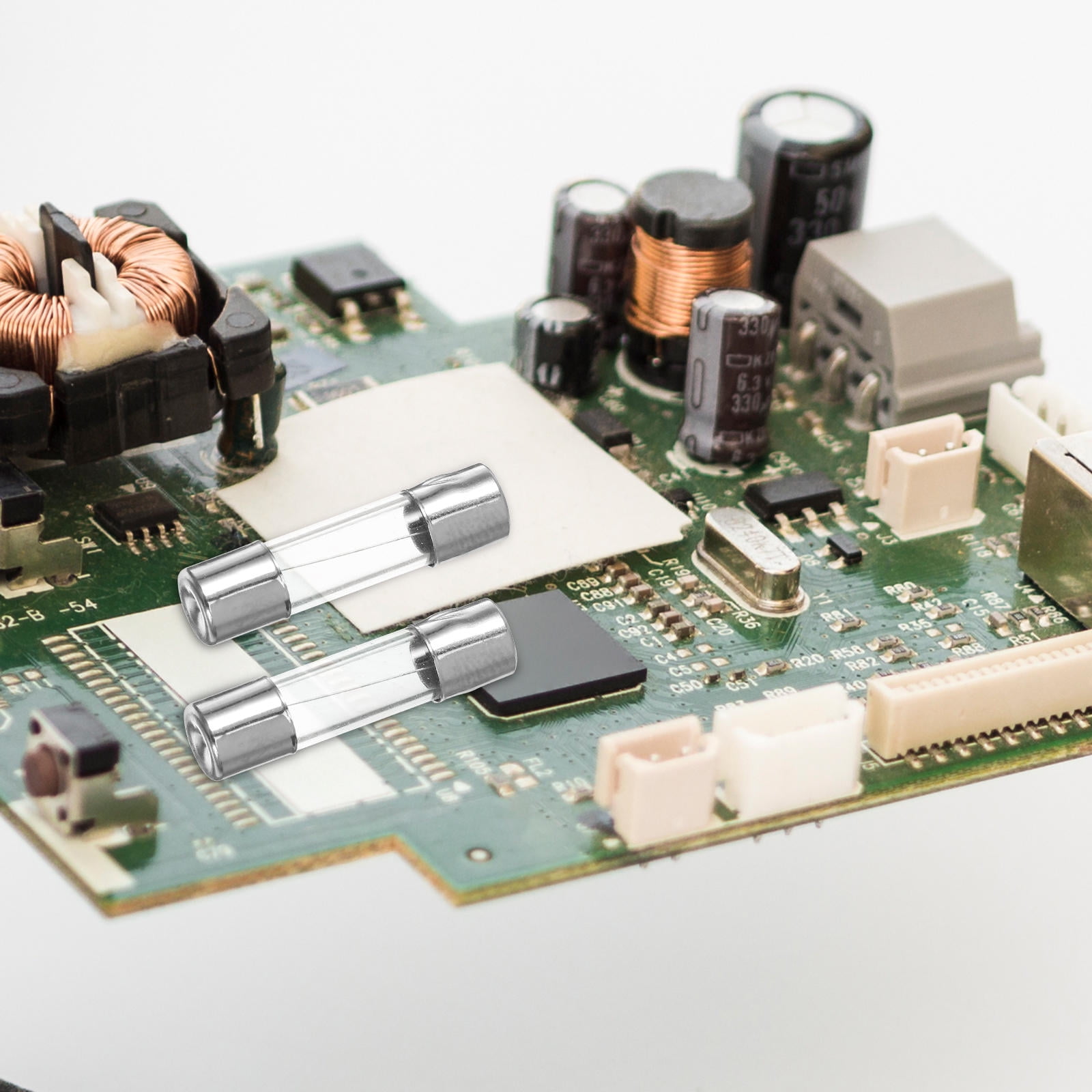 Masteelf 100pcs Fuse Tubes Replacement Set High Voltage Fuse Kit Clear ...